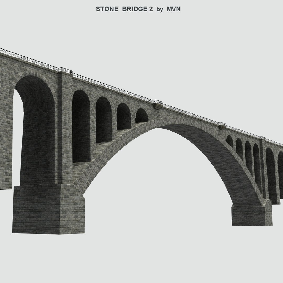 Stone Bridge 3d Xsi