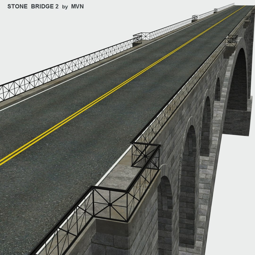 Stone Bridge 3d Xsi