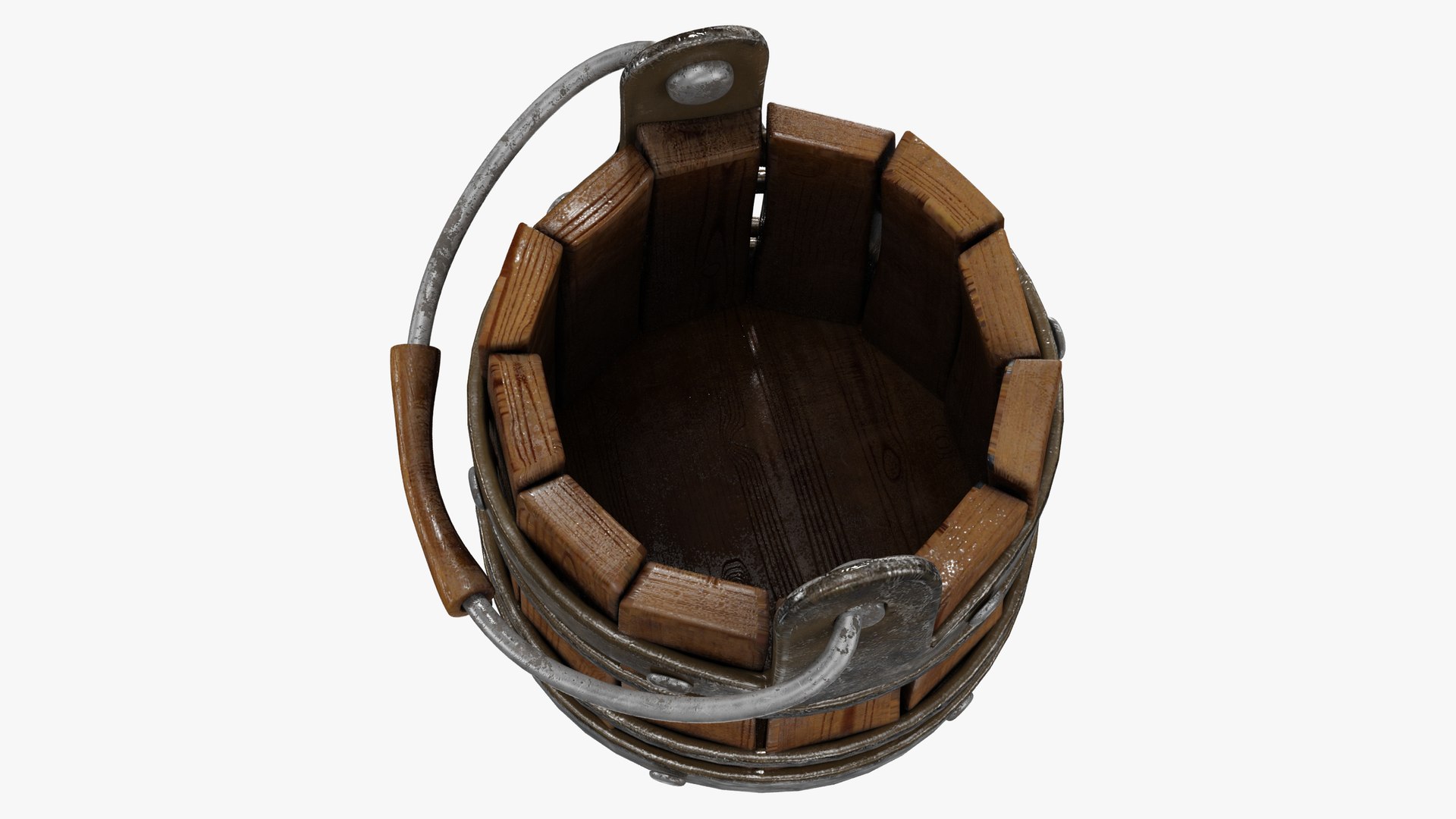 3D Old Bucket Model - TurboSquid 1954587