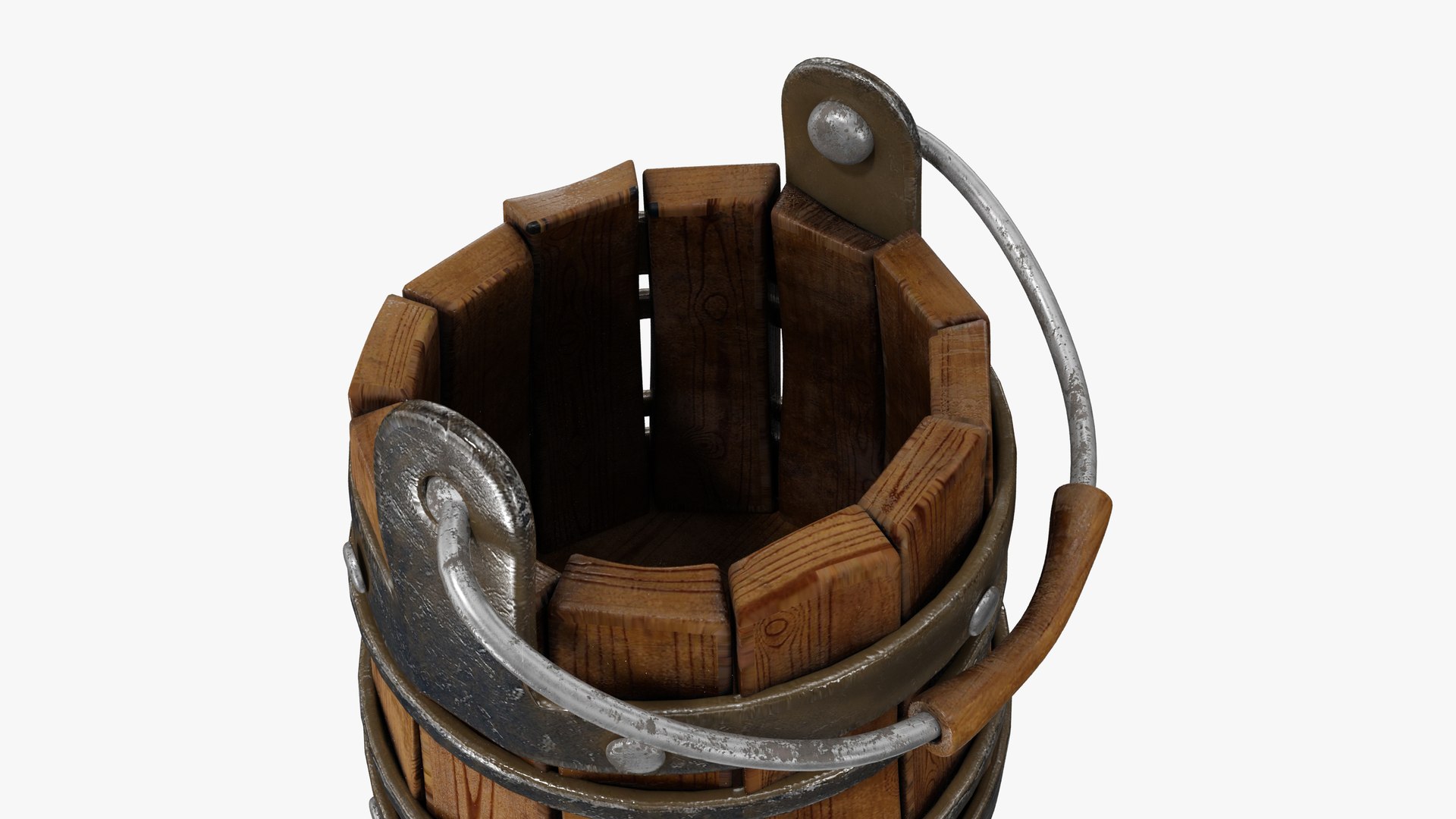 3D Old Bucket Model - TurboSquid 1954587