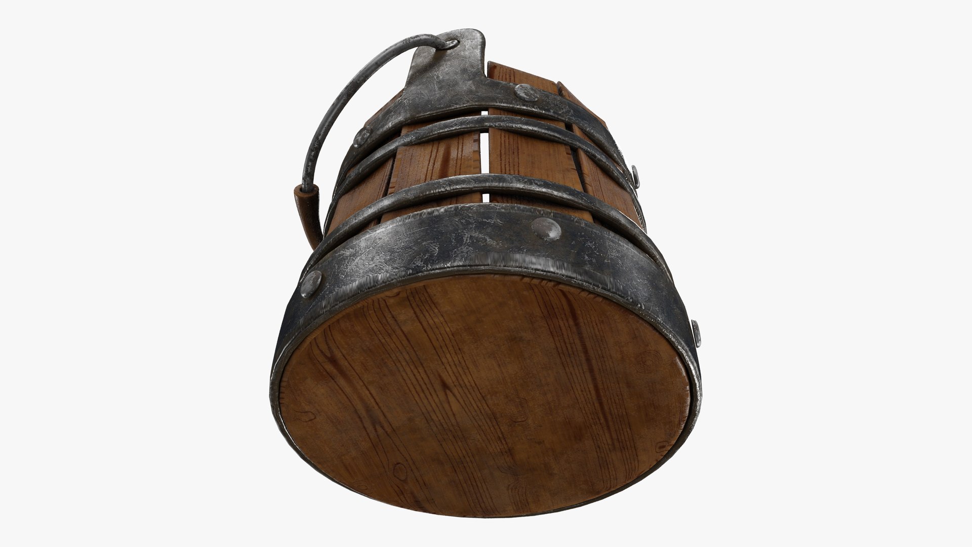 3D Old Bucket Model - TurboSquid 1954587