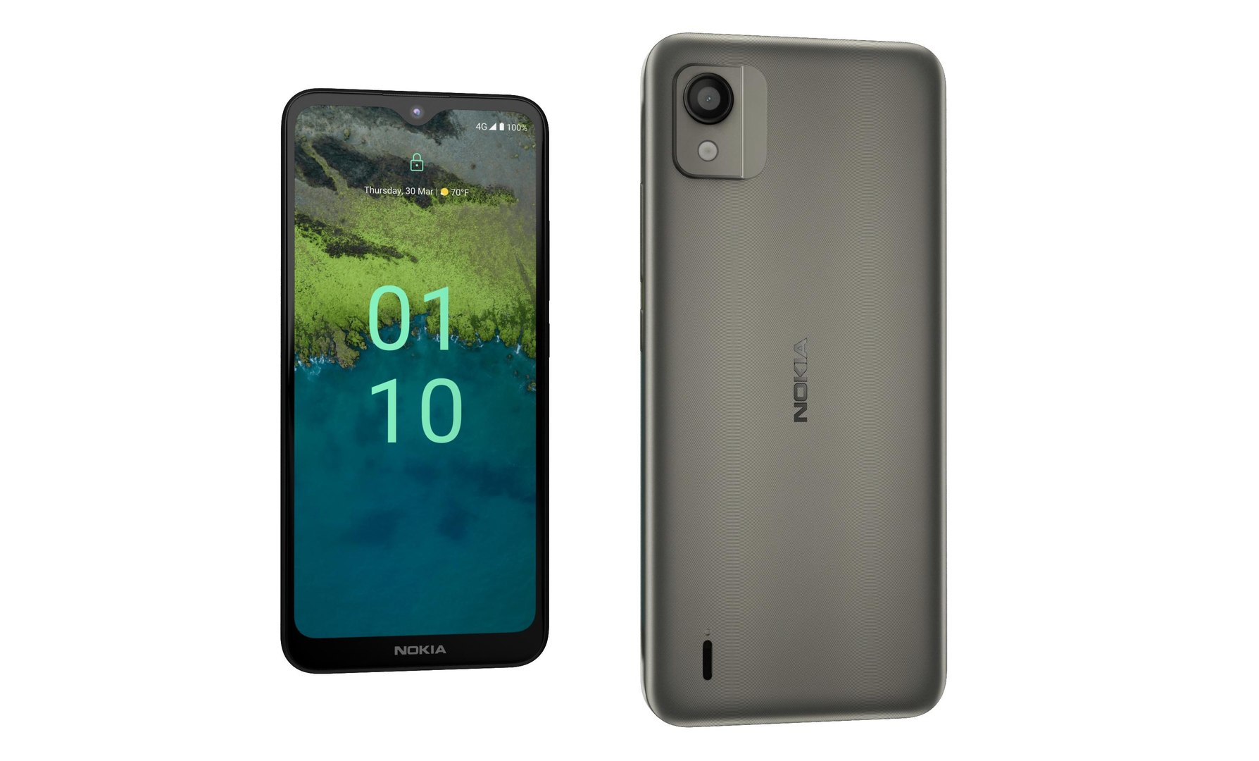 3D Nokia C110 Gray Model - TurboSquid 2083195