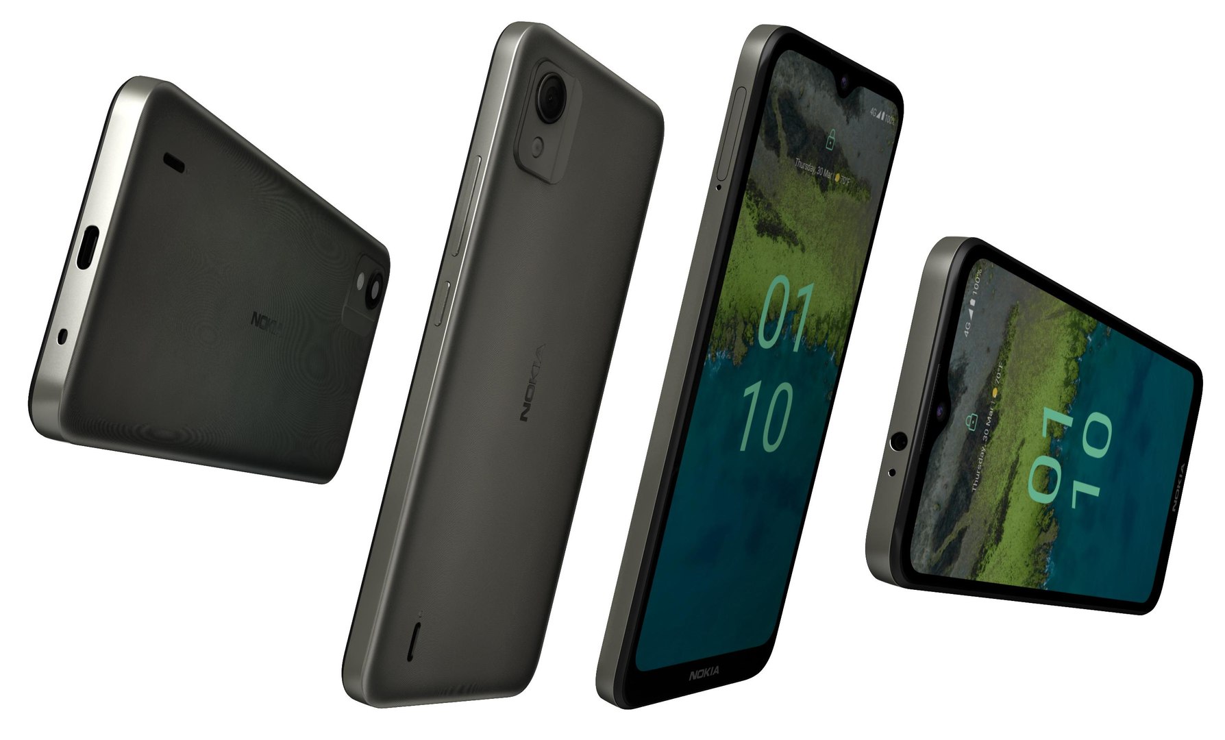3D Nokia C110 Gray Model - TurboSquid 2083195