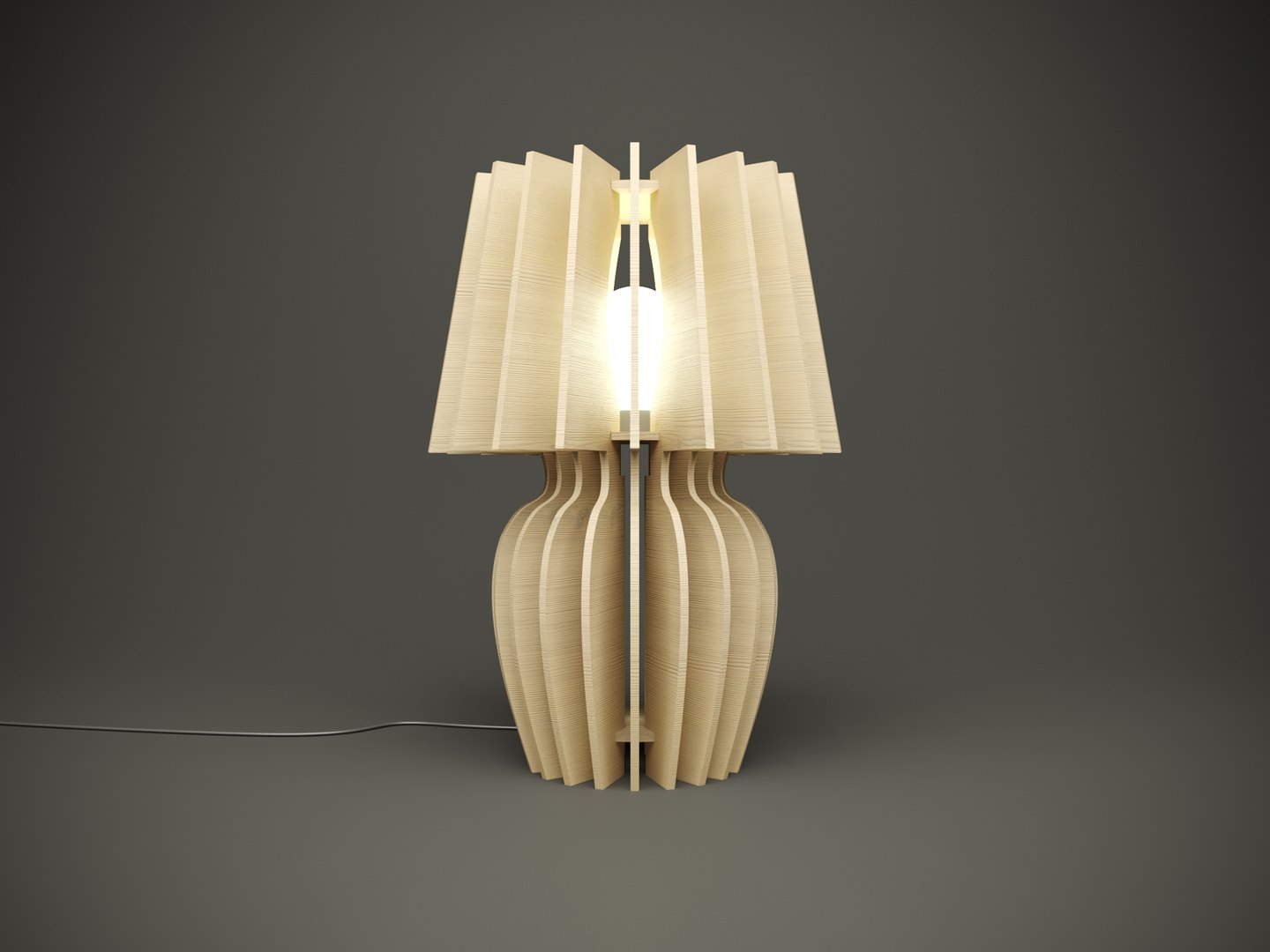 Wood Parametric Table Lamp For Cnc Machine 3D Model - TurboSquid 2012461