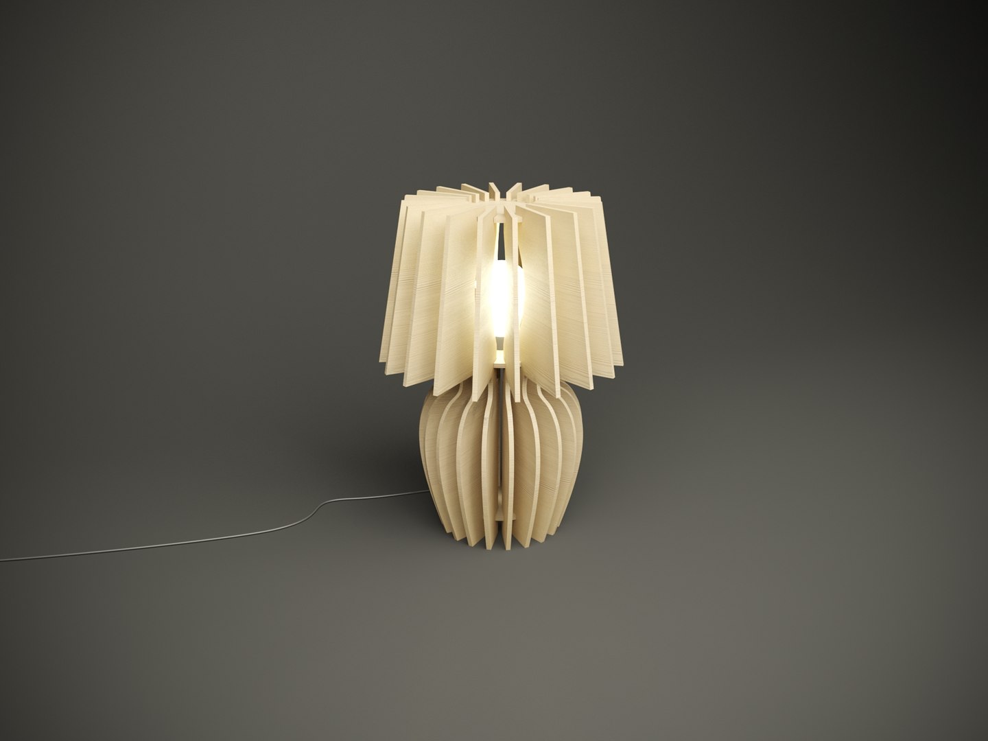 Wood Parametric Table Lamp For Cnc Machine 3D Model - TurboSquid 2012461