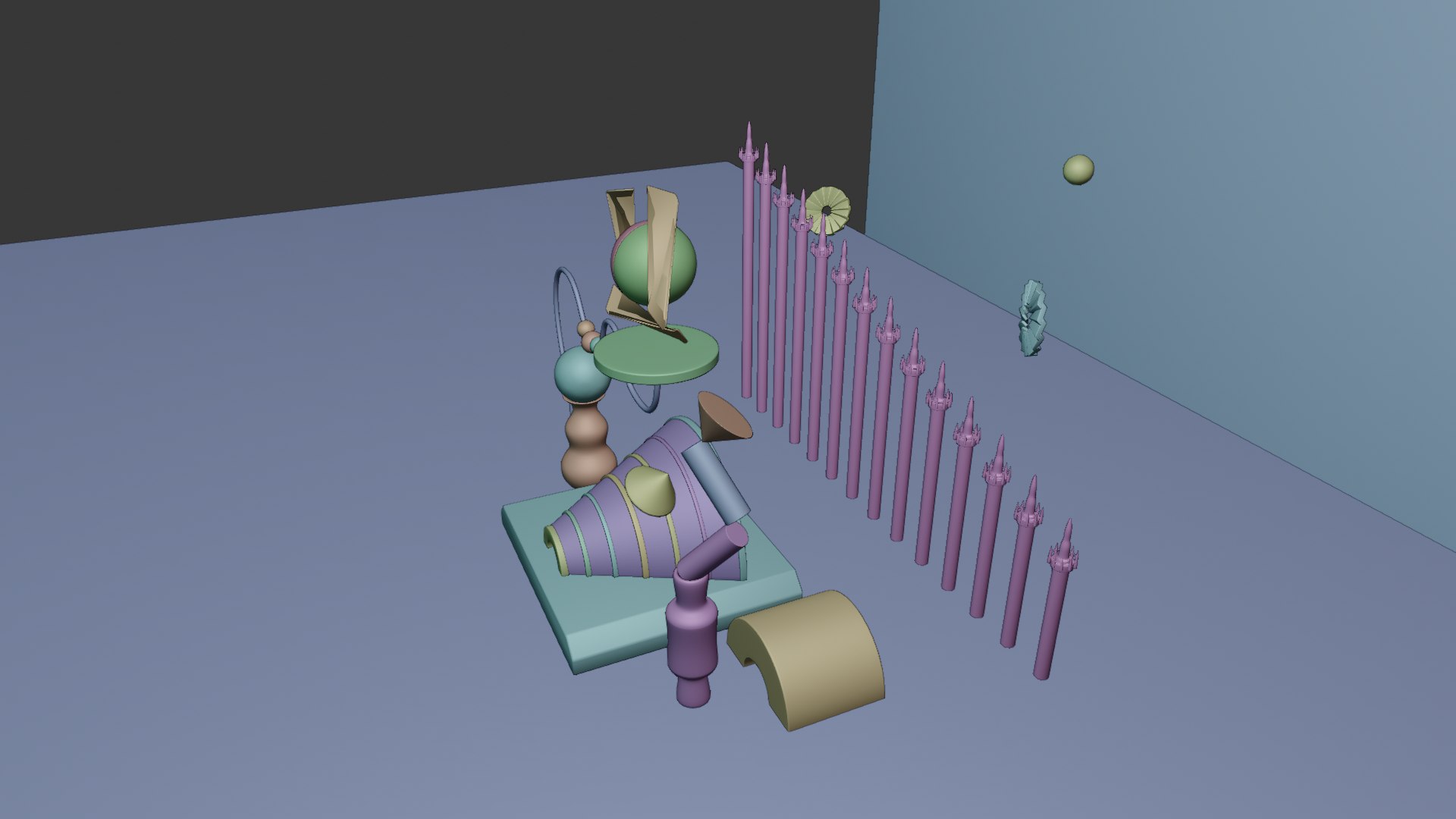 Minimalistic Scene 3D Model - TurboSquid 1647410