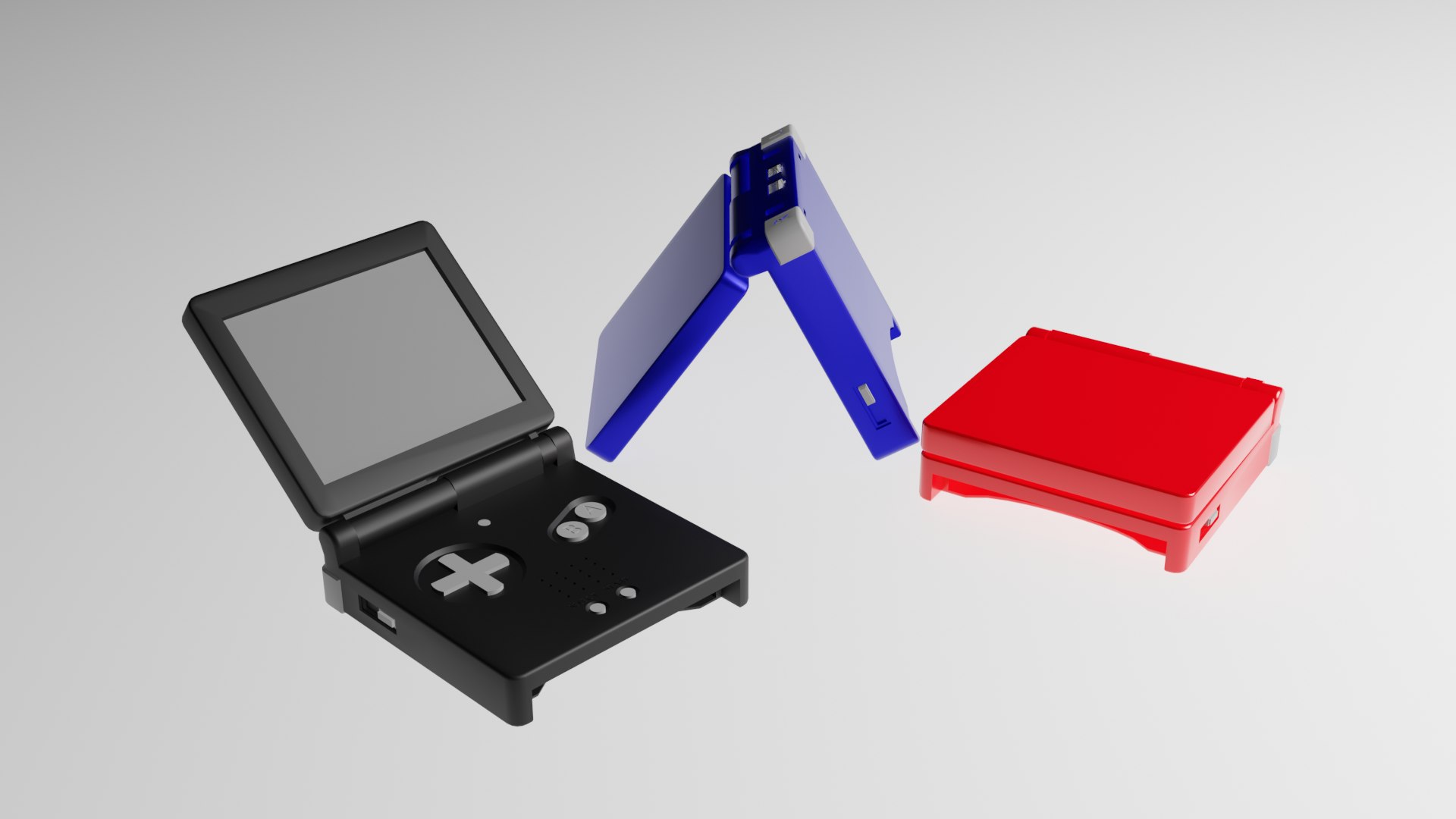Handheld console 3D model - TurboSquid 1754388