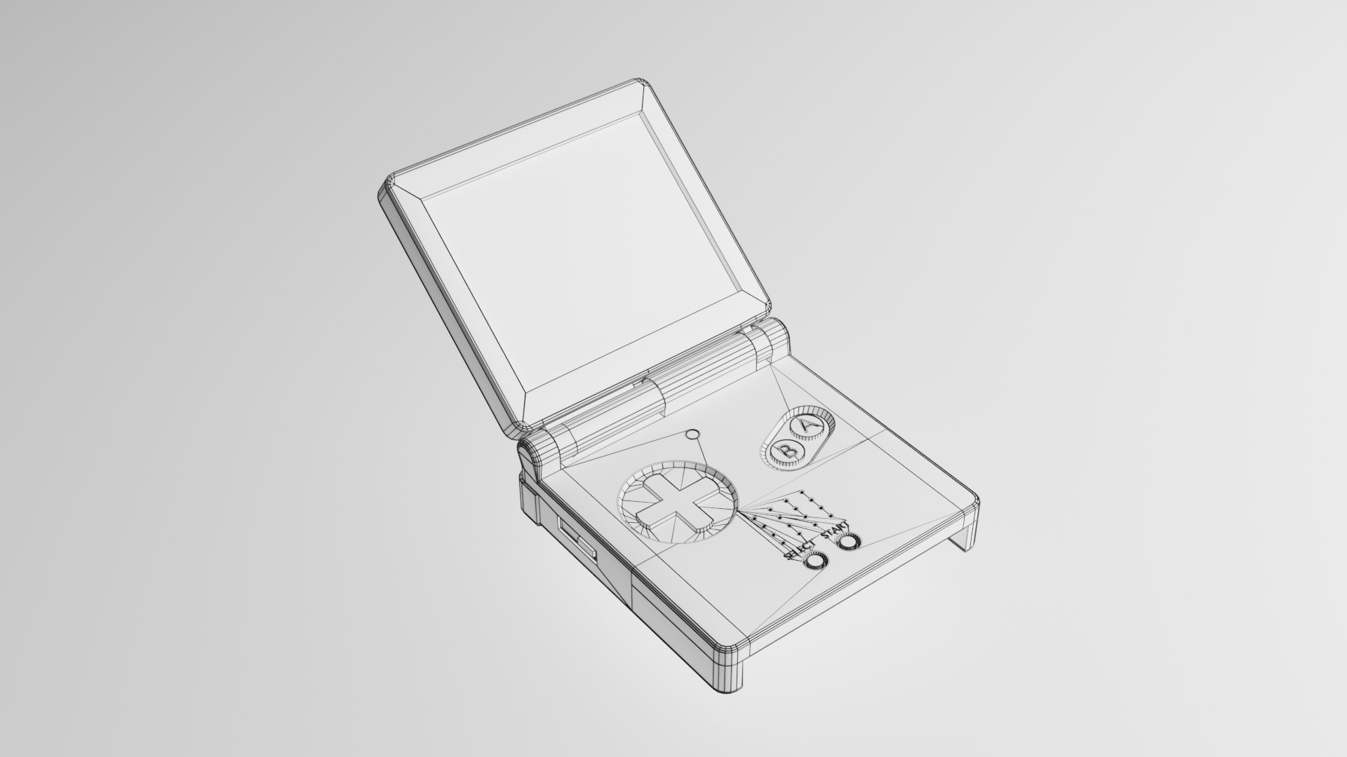 Handheld console 3D model - TurboSquid 1754388