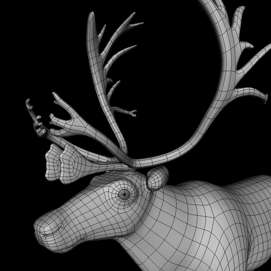 3d Reindeer Model