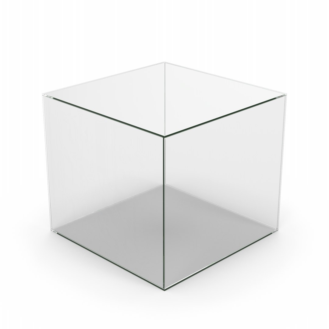 3D Glass Display Case Box Model - TurboSquid 2204145