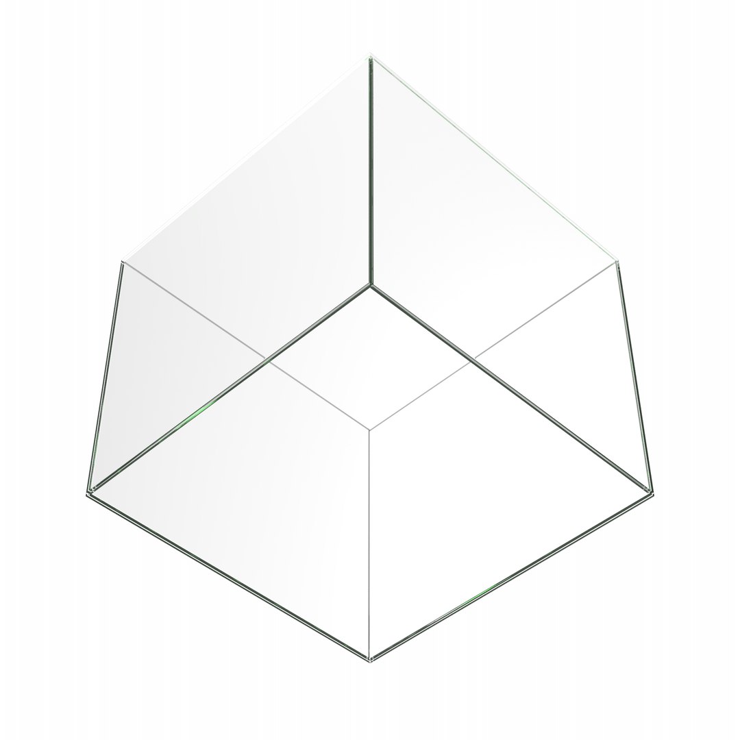 3D Glass Display Case Box Model - TurboSquid 2204145