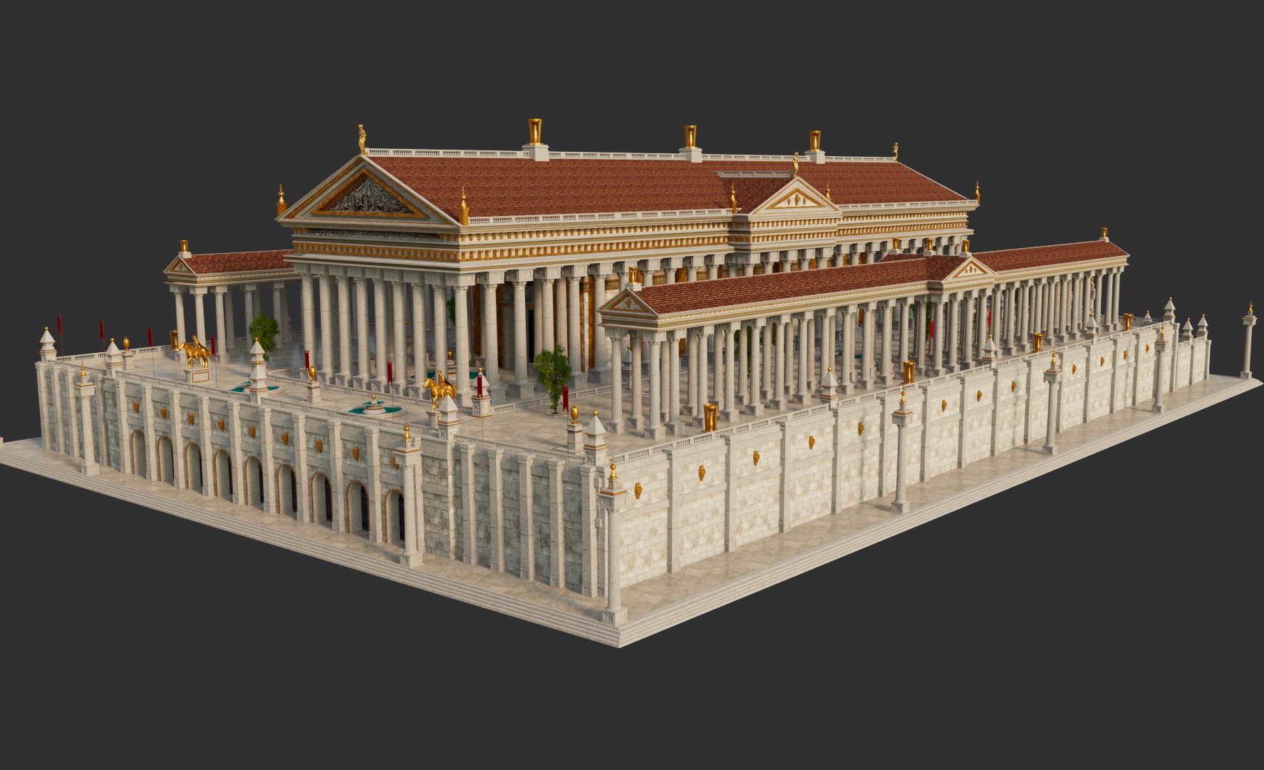 3D Temple Of Venus And Roma - TurboSquid 2257041