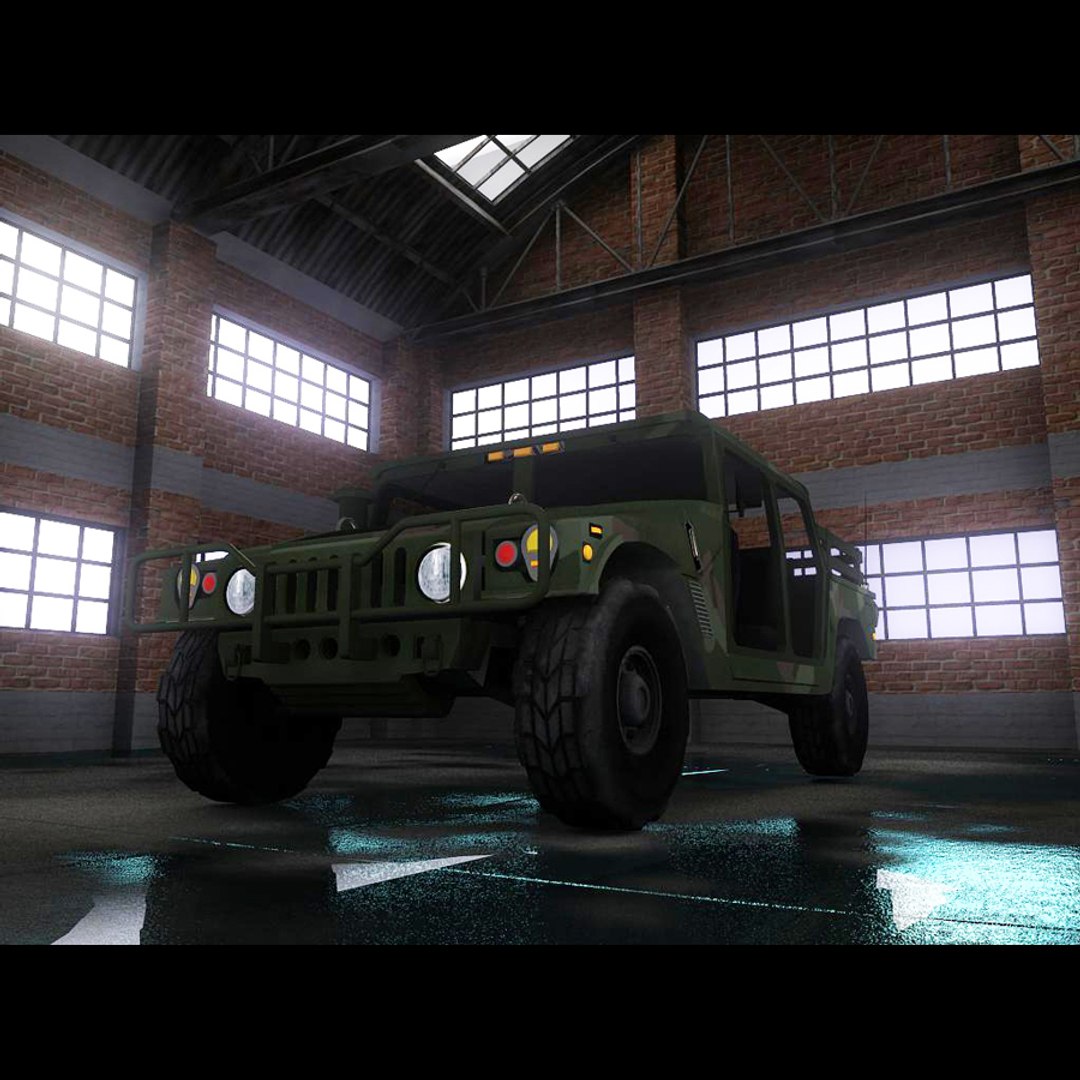 Hmmwv Open Cab 3d Model