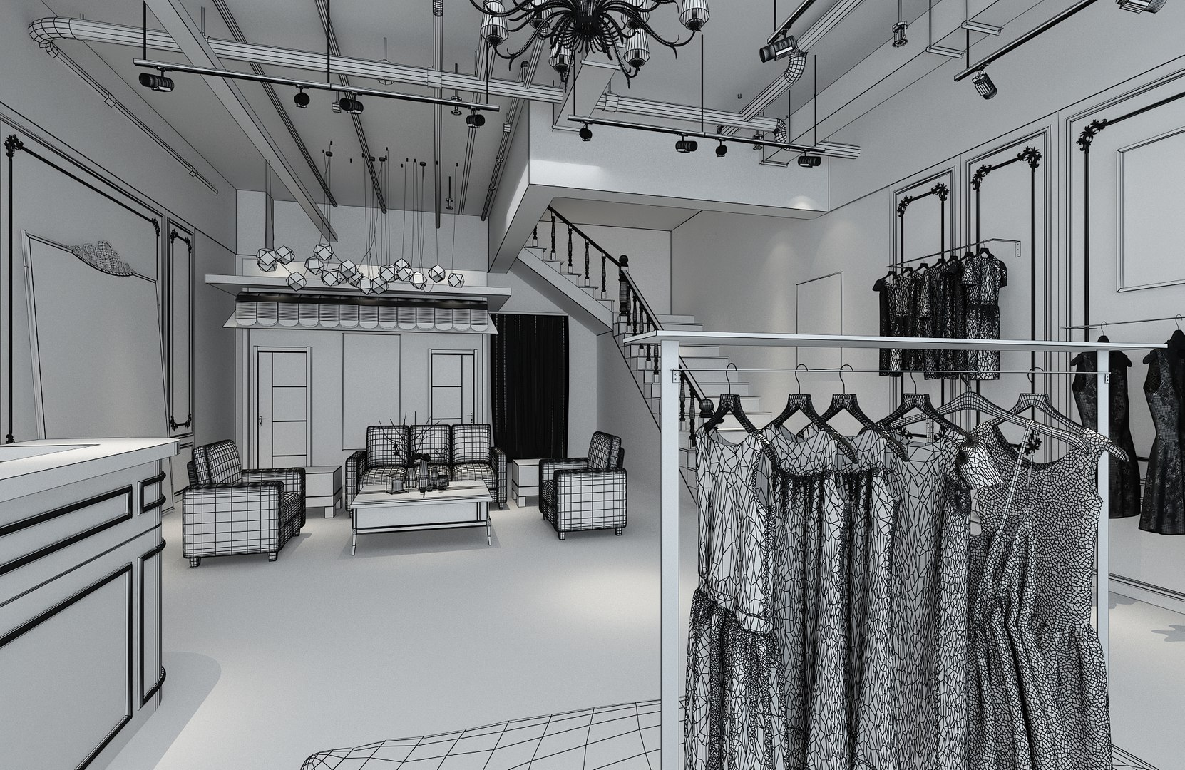 Clothing Store 09 Model - TurboSquid 2010603