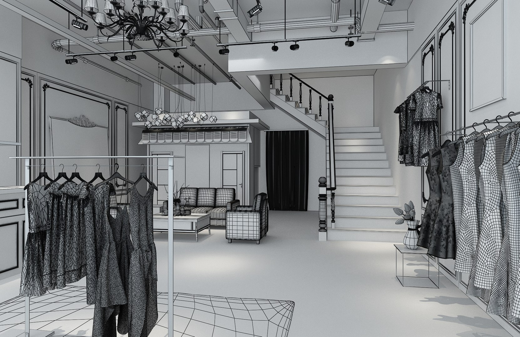 Clothing Store 09 Model - TurboSquid 2010603