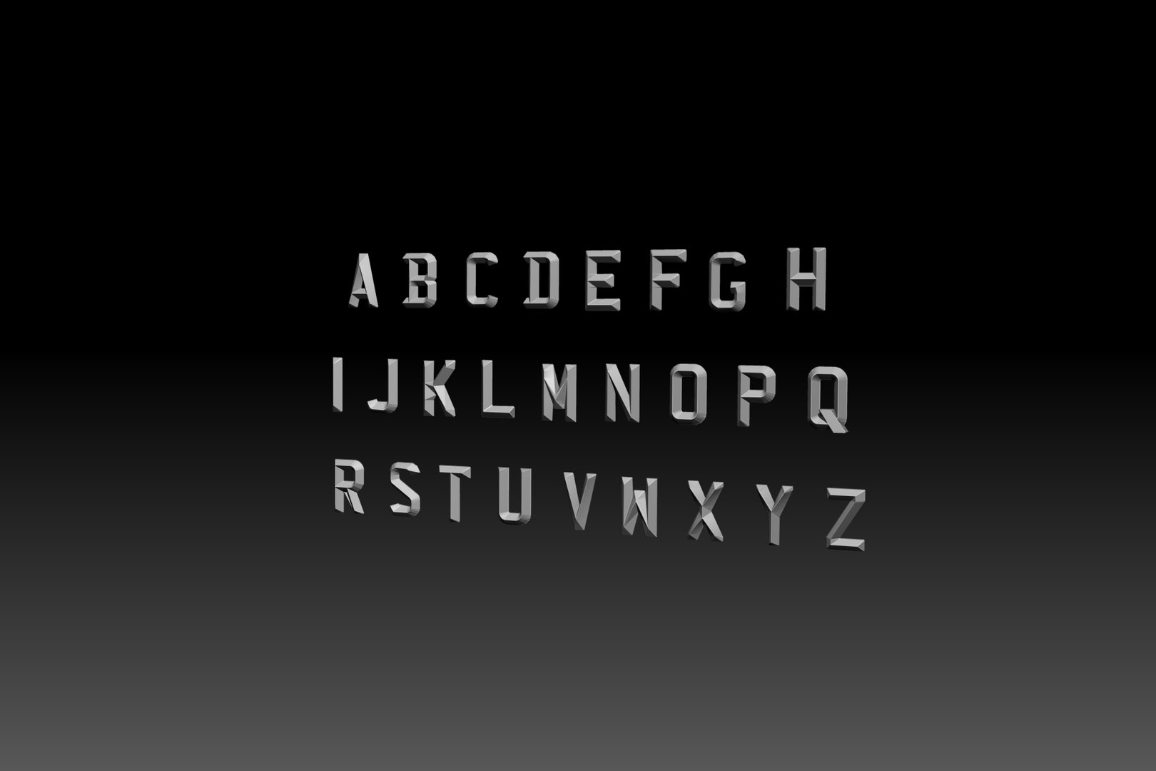 3D UK Number Plates All Latter 3D Model For 3D Prinnting And CNC ...