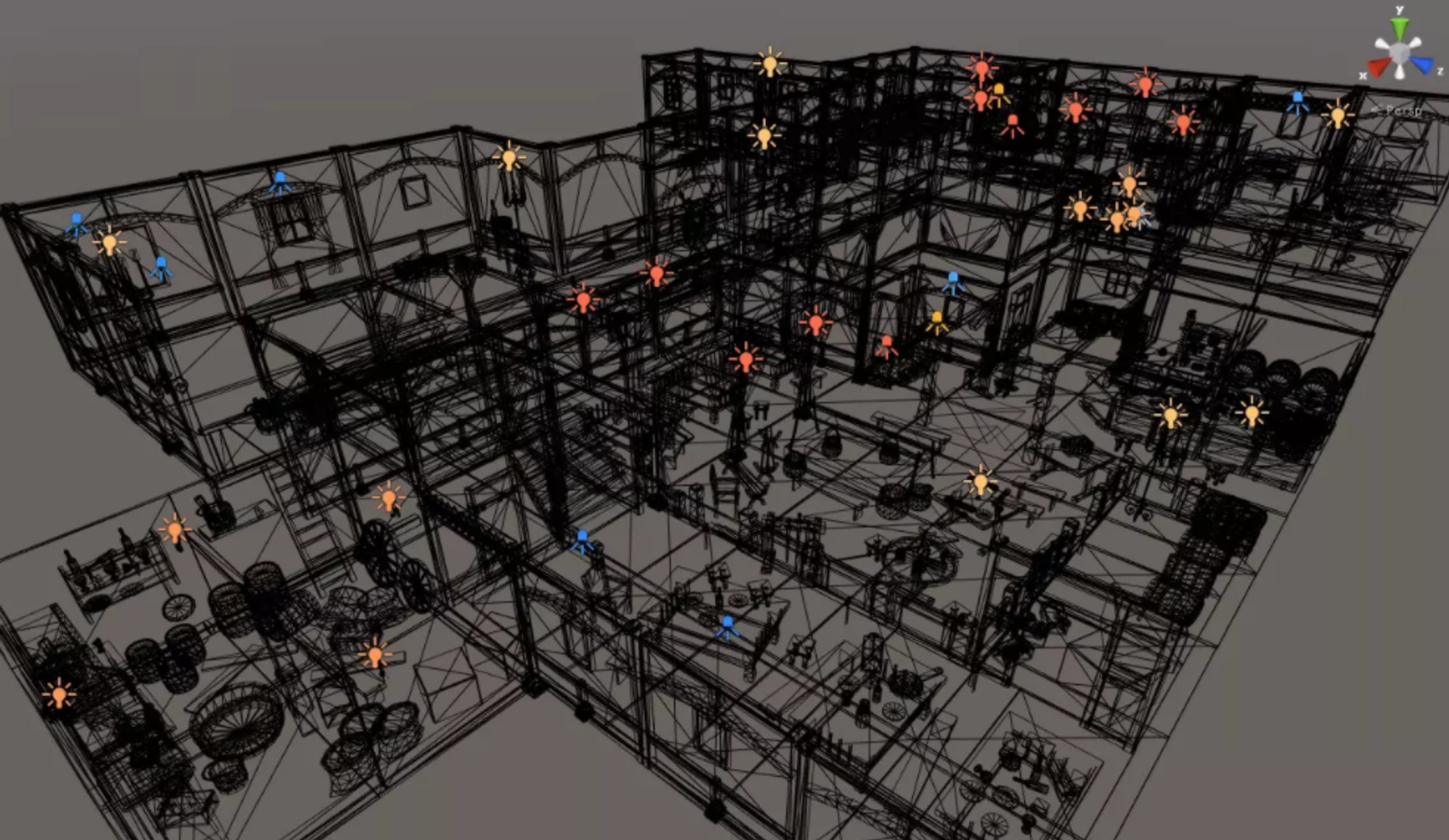 3D top-down interiors model - TurboSquid 1611212