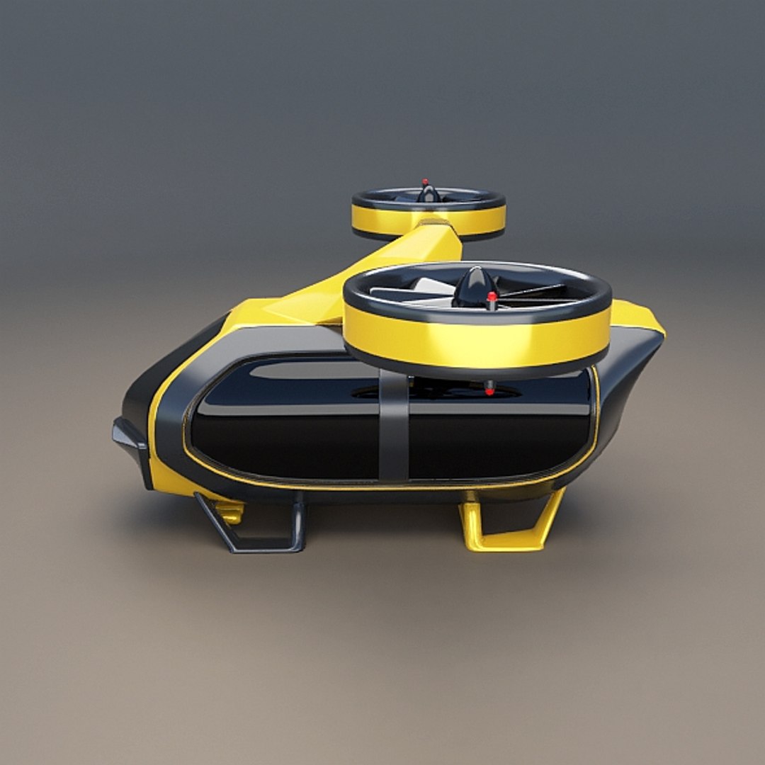3D flying concept vehicle - TurboSquid 1470968