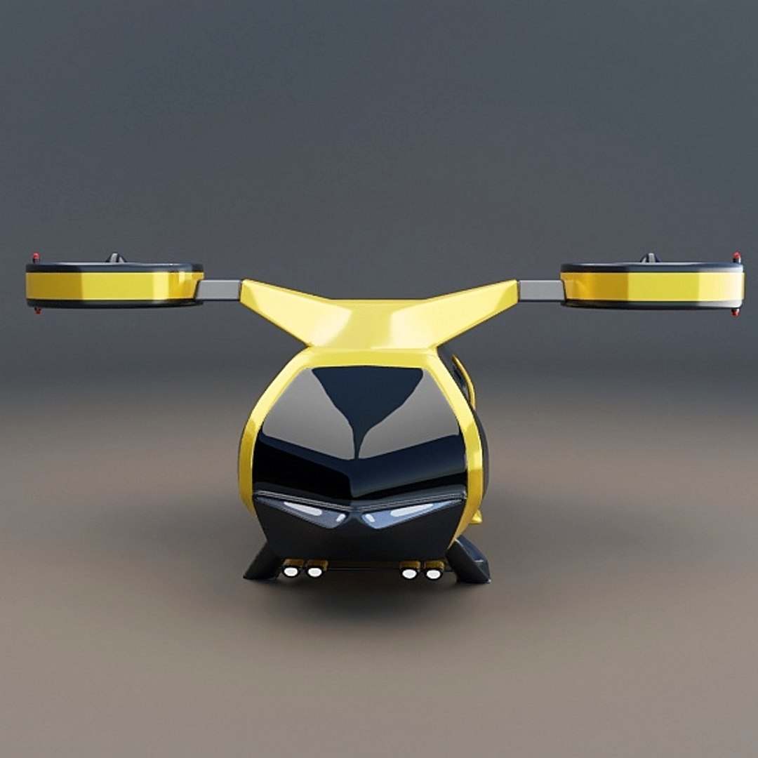 3D flying concept vehicle - TurboSquid 1470968