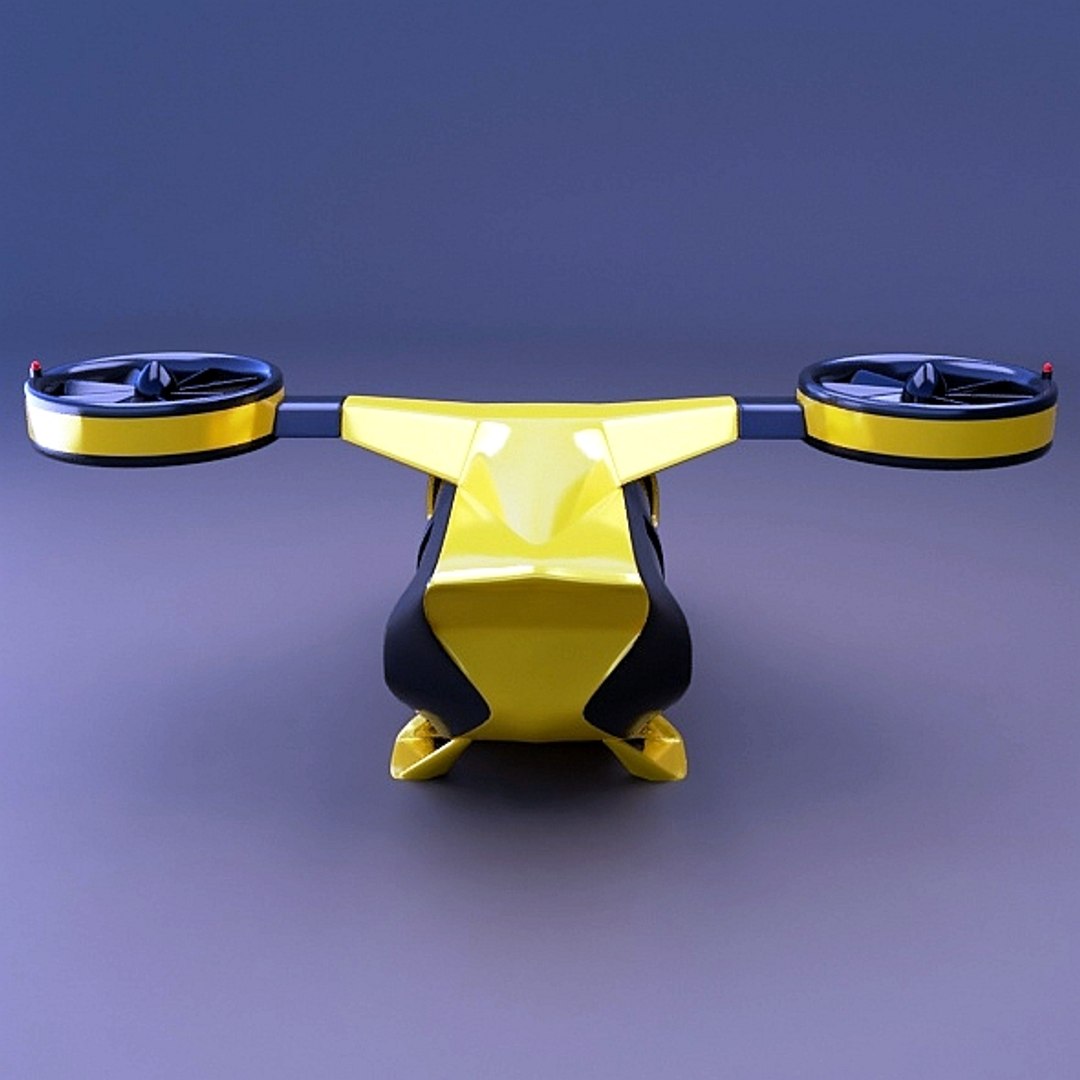 3D flying concept vehicle - TurboSquid 1470968