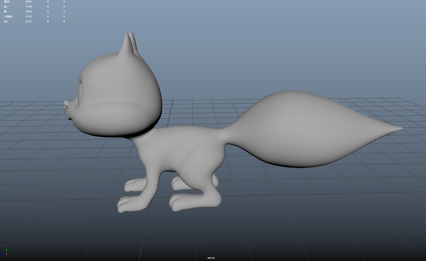 3D Squirrel Cartoon Disney Animal Metaverse Wild Mouse Woods Highpoly ...