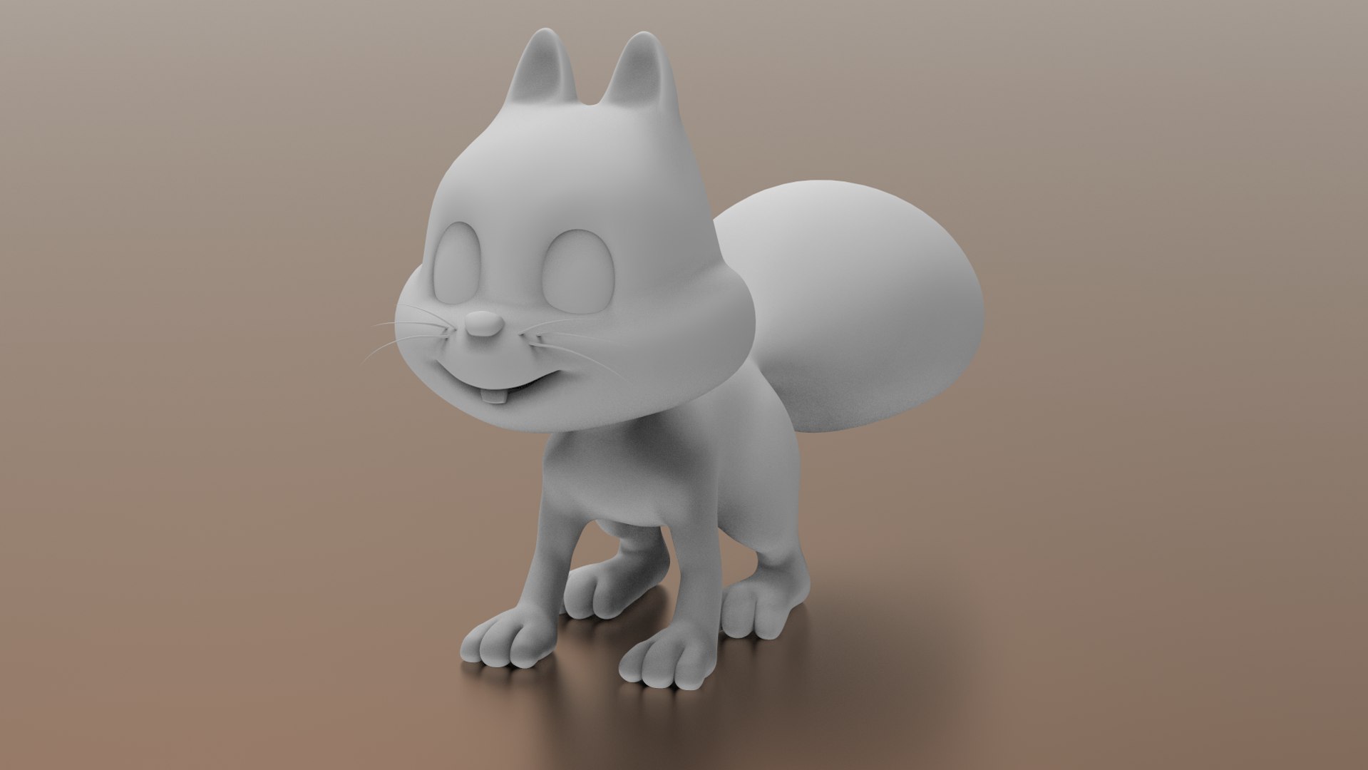 3D Squirrel Cartoon Disney Animal Metaverse Wild Mouse Woods Highpoly ...