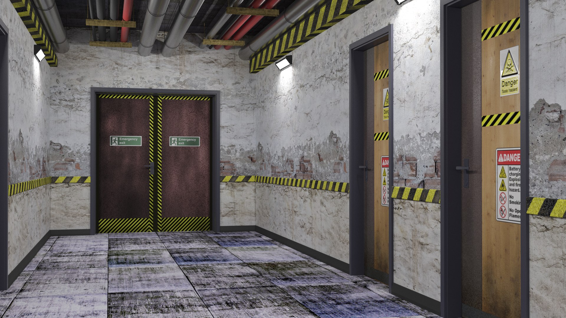 Corridor Model - TurboSquid 1522356