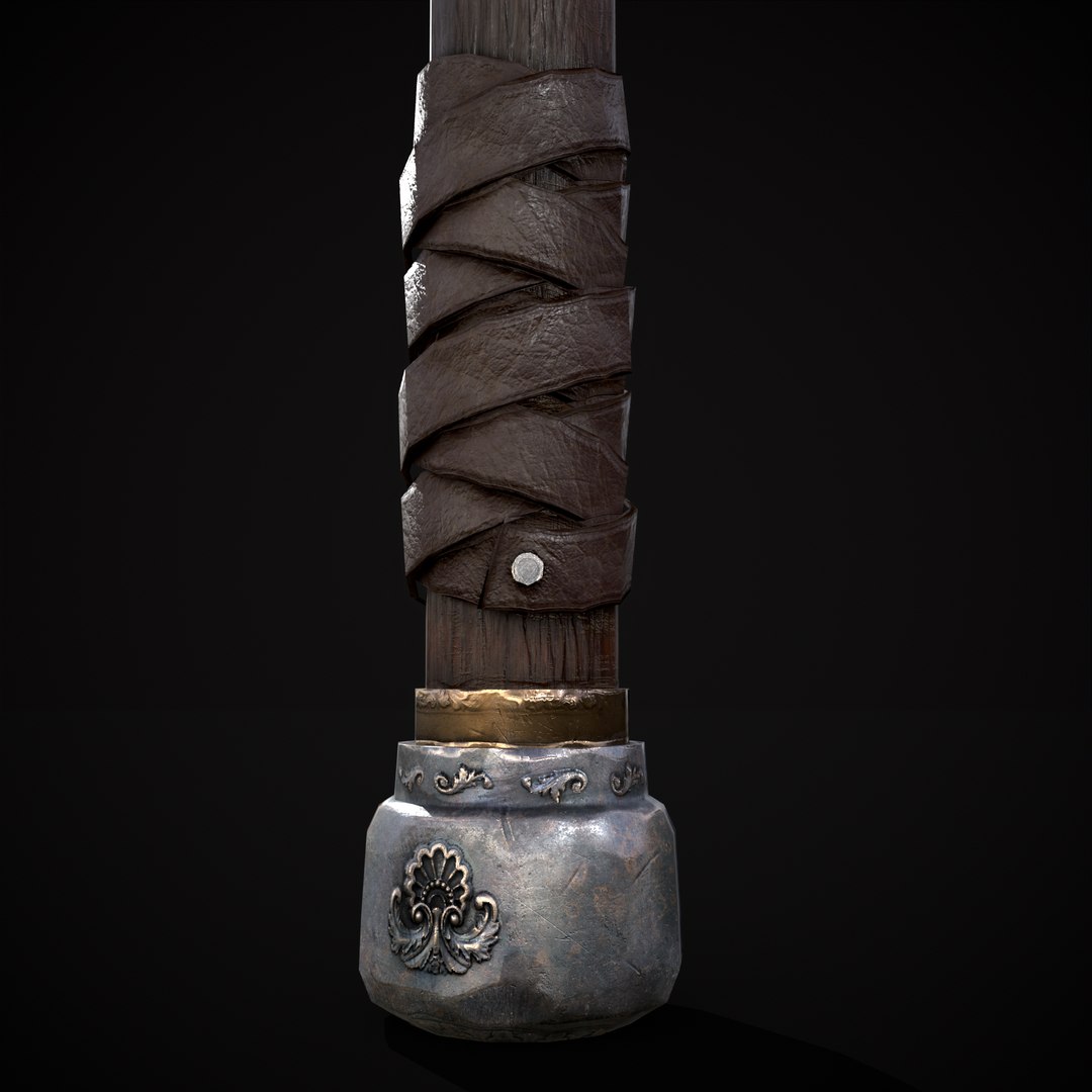 3D Ornate Ball Peen Hammer - TurboSquid 2203448