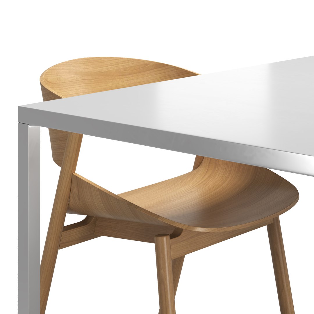 Port Dining Chair Strut75 Large Table 3D Model - TurboSquid 1997611