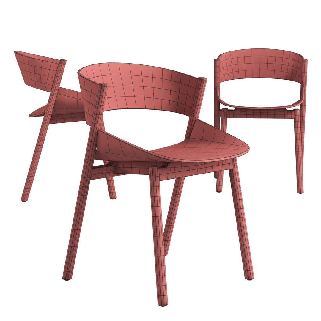 Port Dining Chair Strut75 Large Table 3D Model - TurboSquid 1997611