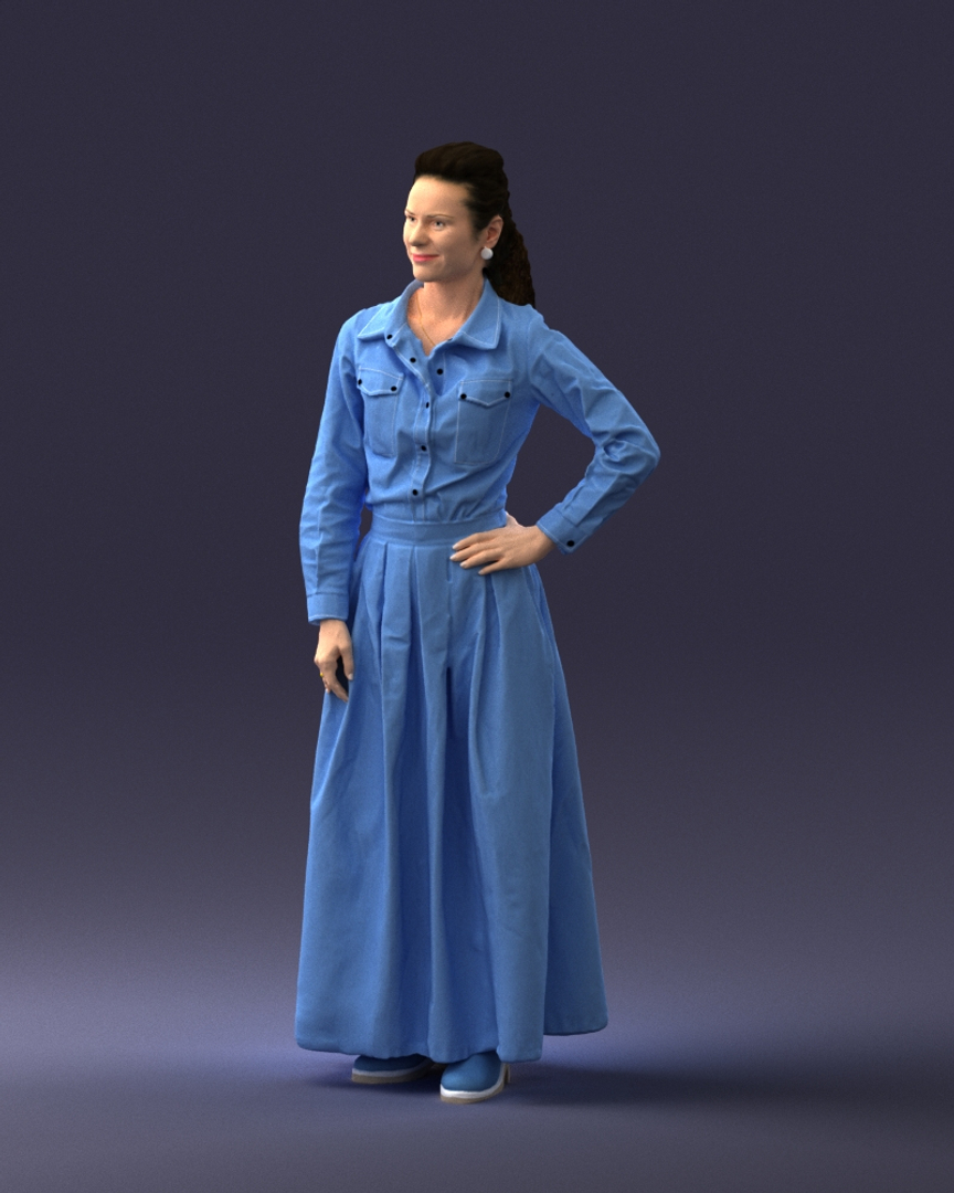 3D woman dress model - TurboSquid 1435483