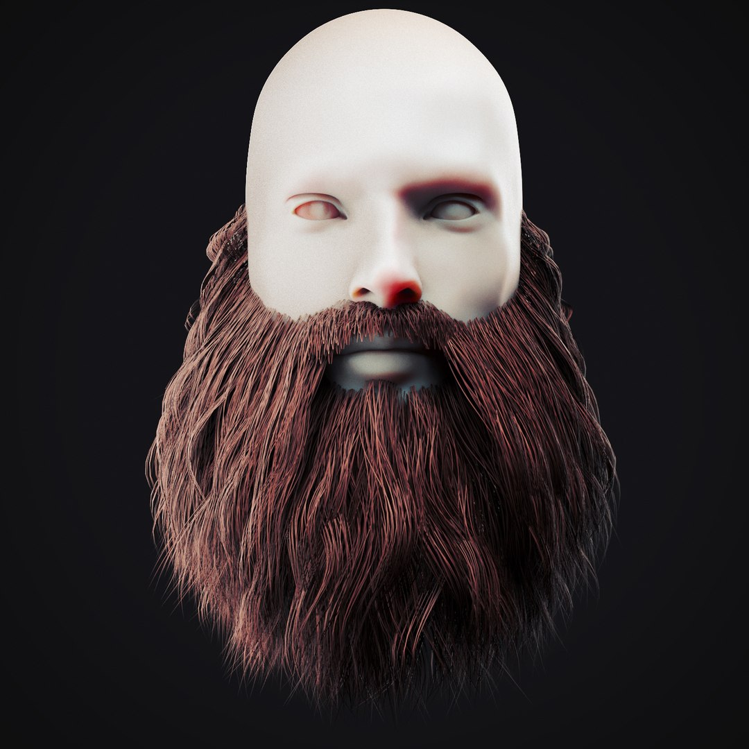 3D Model Beard 15 - TurboSquid 1489871