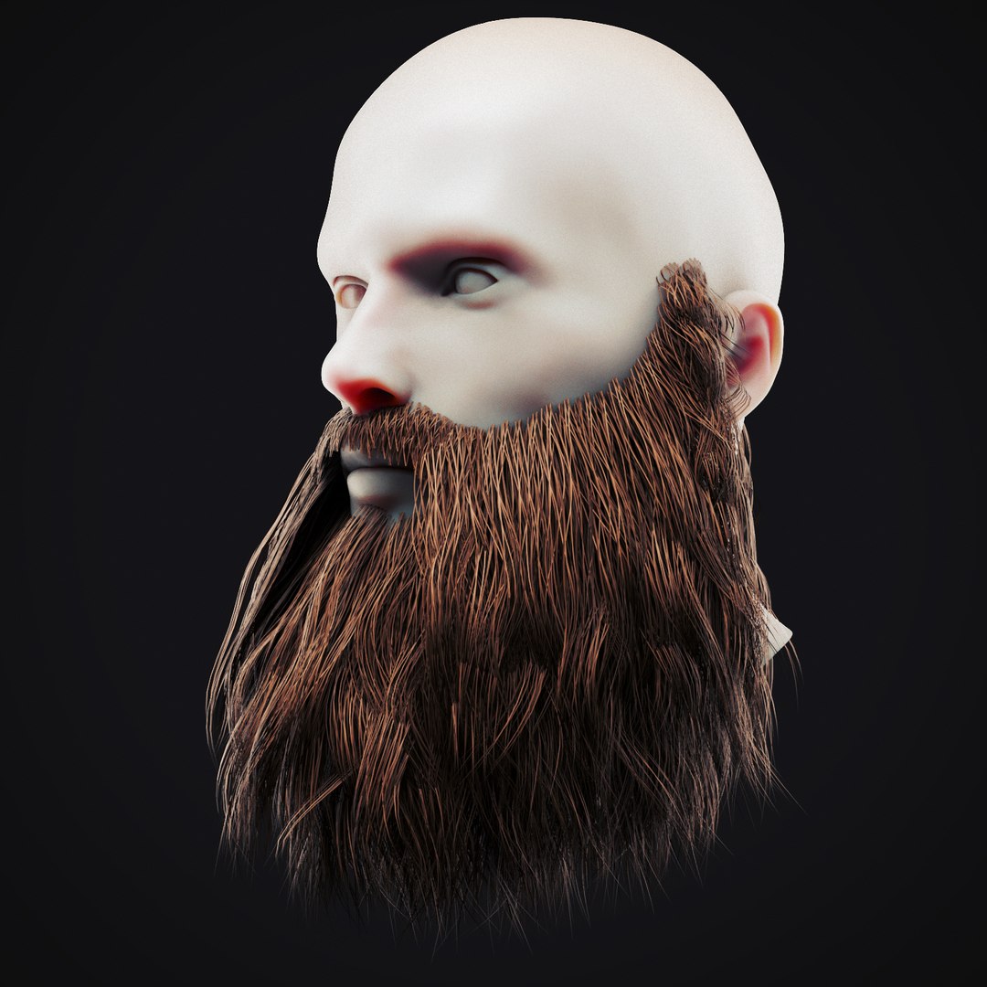3D Model Beard 15 - TurboSquid 1489871