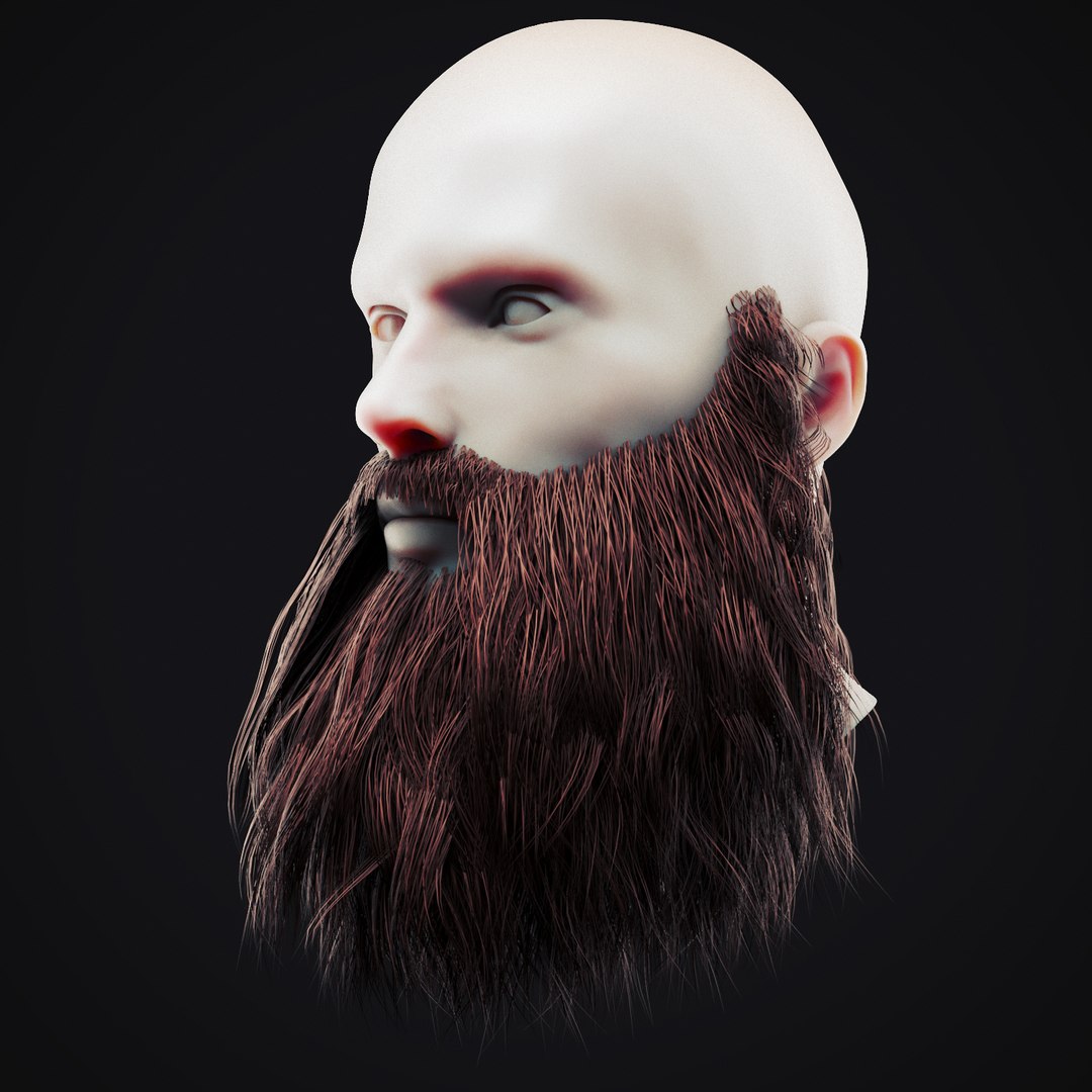 3D Model Beard 15 - TurboSquid 1489871