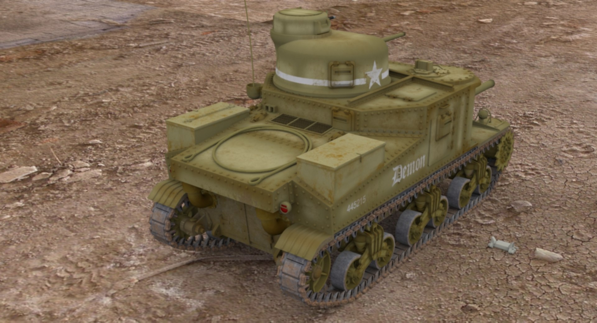 M3 lee tank 3D model - TurboSquid 1228924