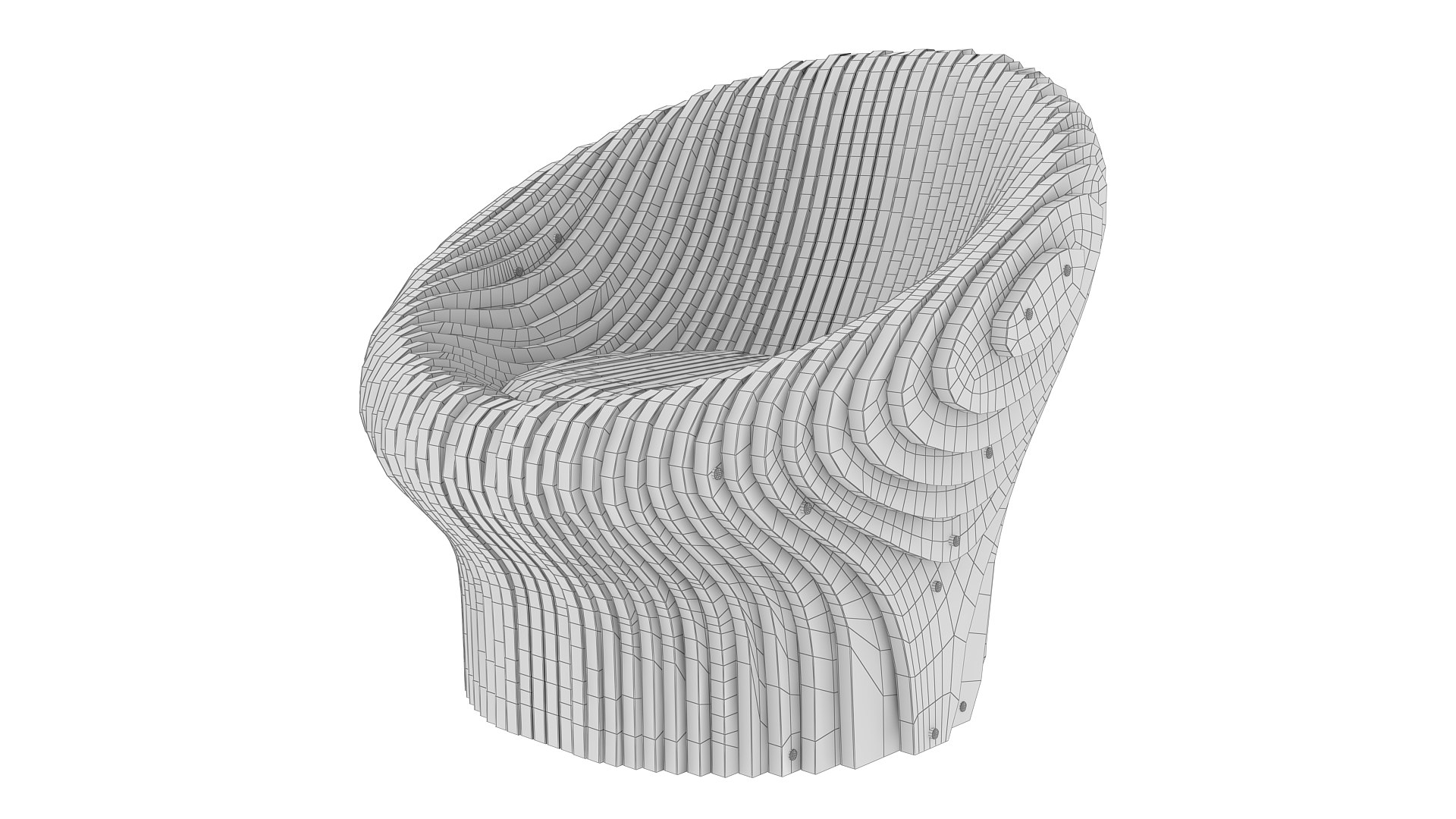 3D Model Parametric Chair 04 - TurboSquid 2084478