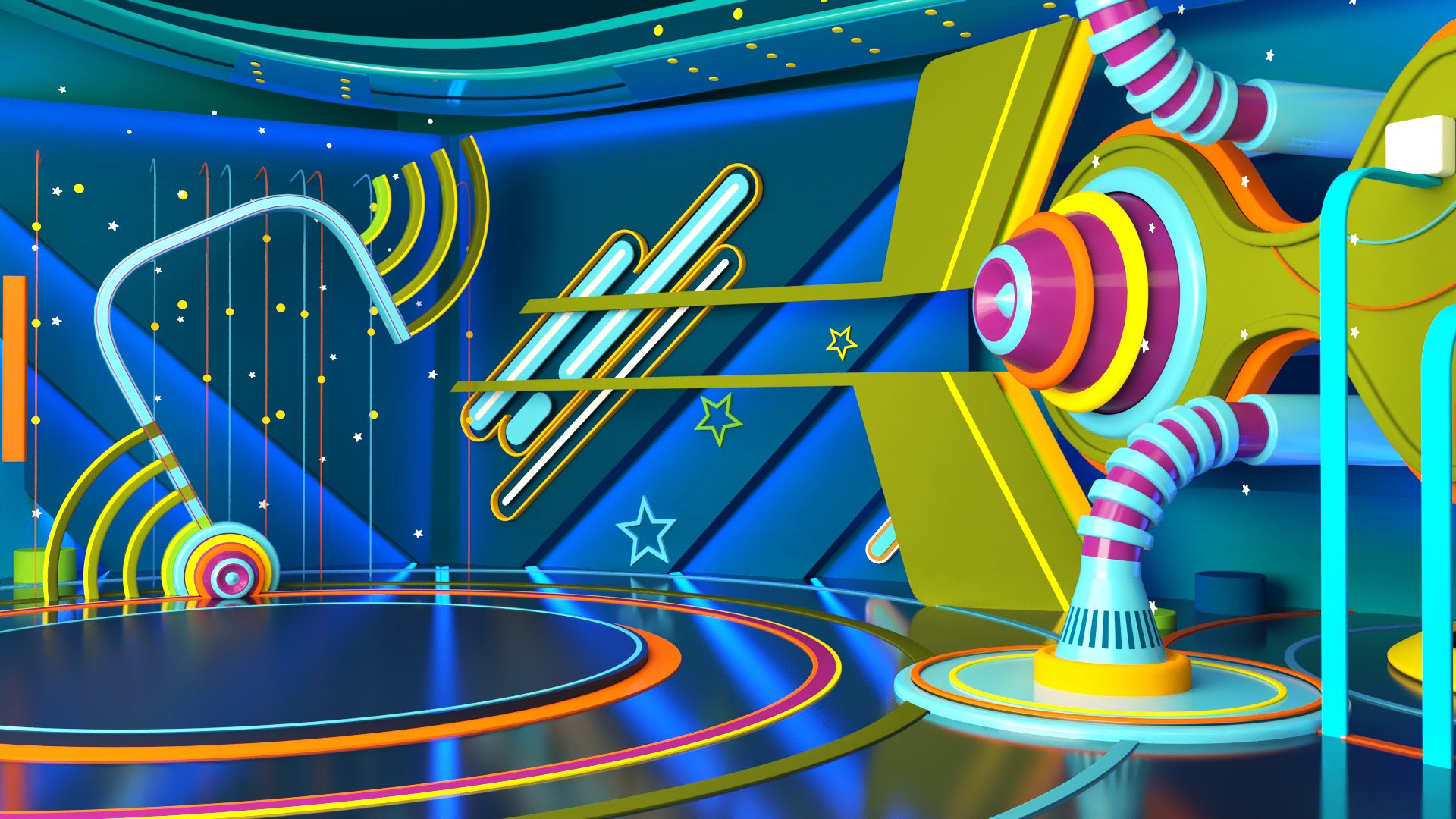 3D 3D Child Music Tv Studio Competition Design - TurboSquid 1862917