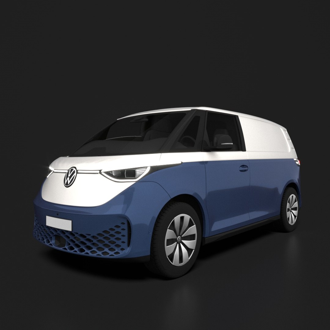 3D Volkswagen ID Buzz Cargo Model - TurboSquid 2397005