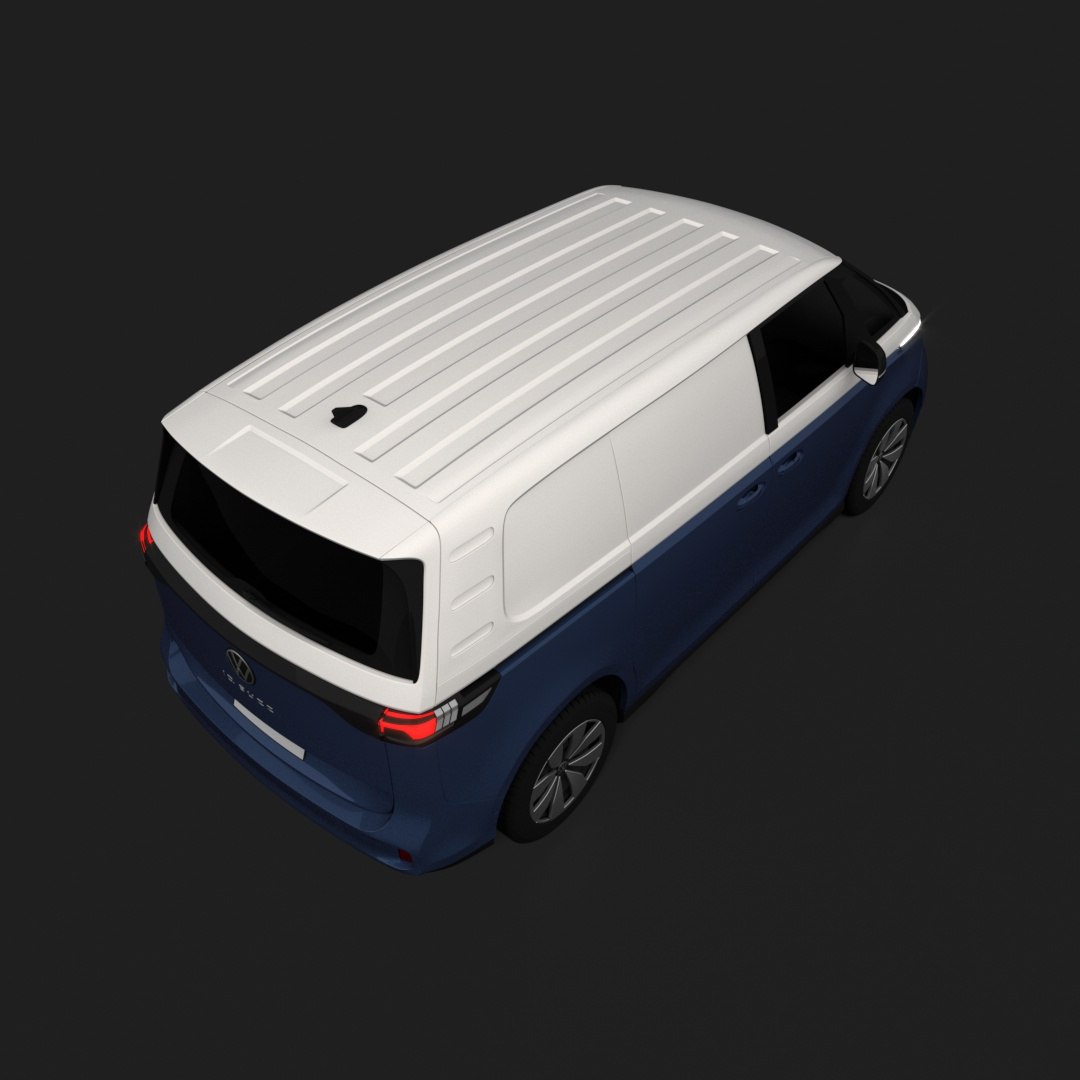 3D Volkswagen ID Buzz Cargo Model - TurboSquid 2397005