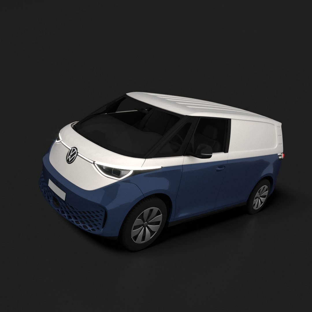 3D Volkswagen ID Buzz Cargo Model - TurboSquid 2397005