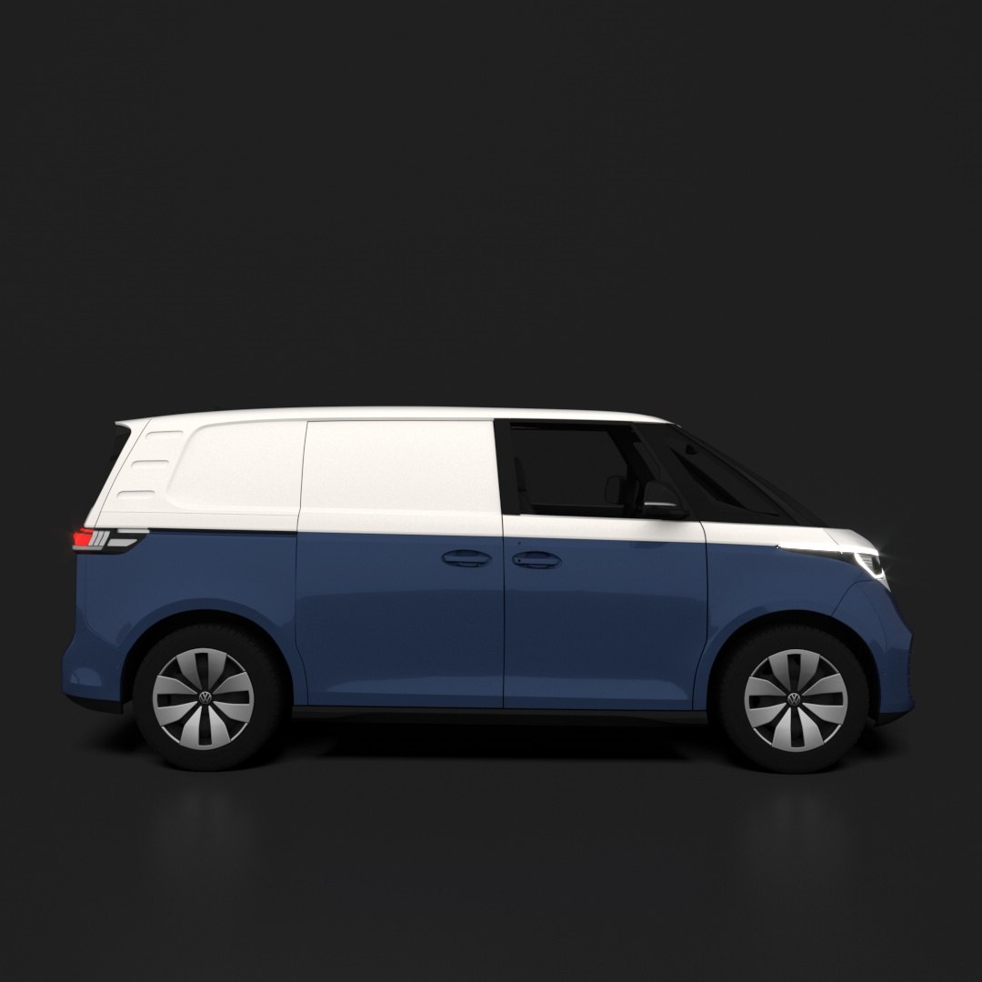 3D Volkswagen ID Buzz Cargo Model - TurboSquid 2397005