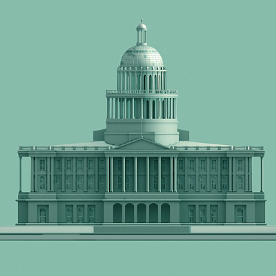 3d Model California State Capitol Building