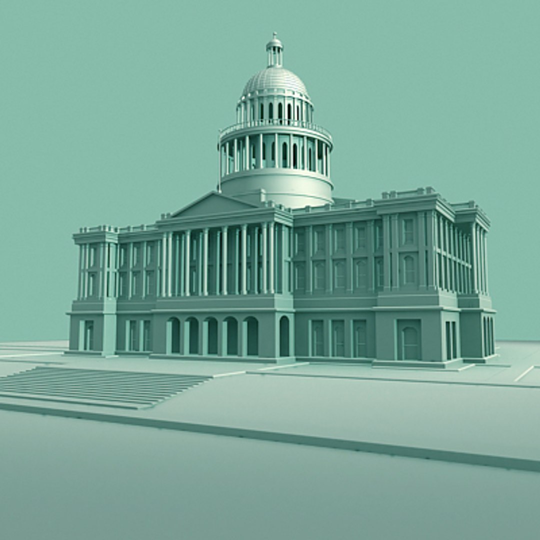 3d Model California State Capitol Building