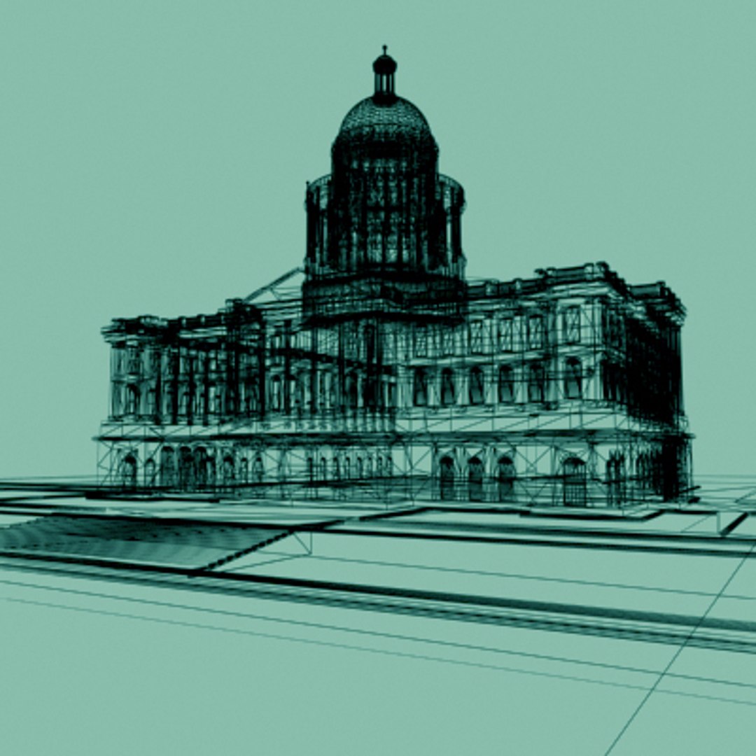 3d Model California State Capitol Building