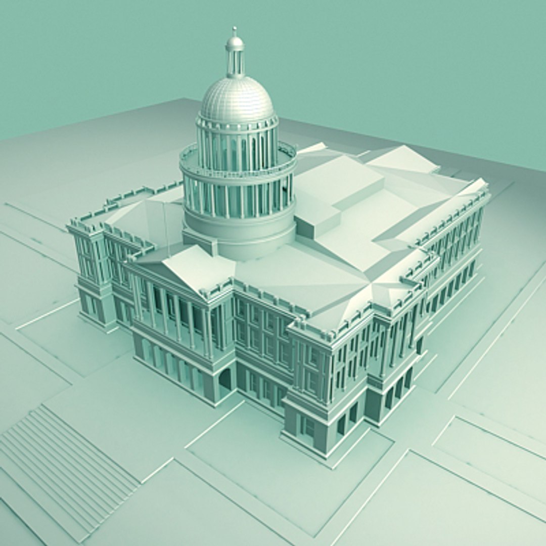 3d Model California State Capitol Building