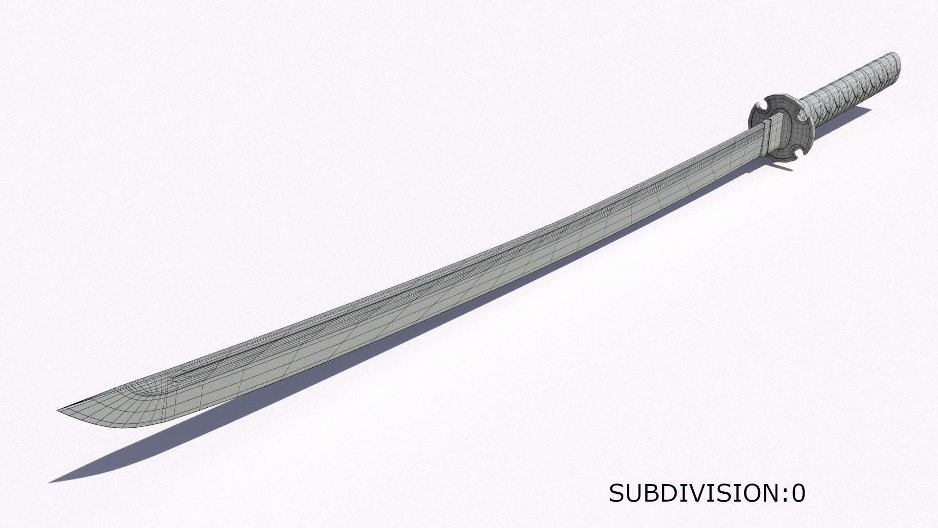Japanese Katana Sword Model - TurboSquid 1447652
