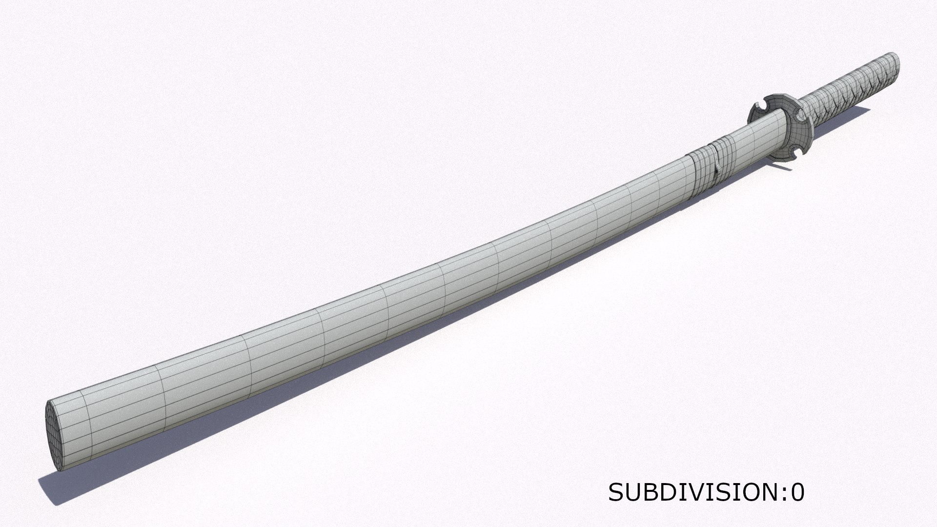 Japanese Katana Sword Model - TurboSquid 1447652