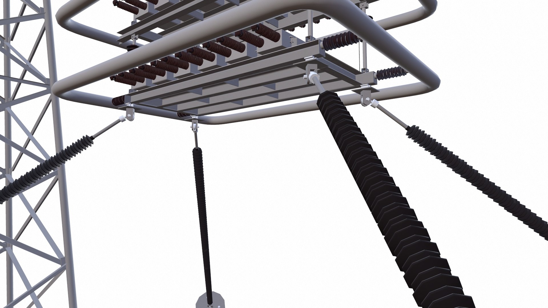 3D Electrical Accessories DC Yard Gantry With Capacitor - TurboSquid ...