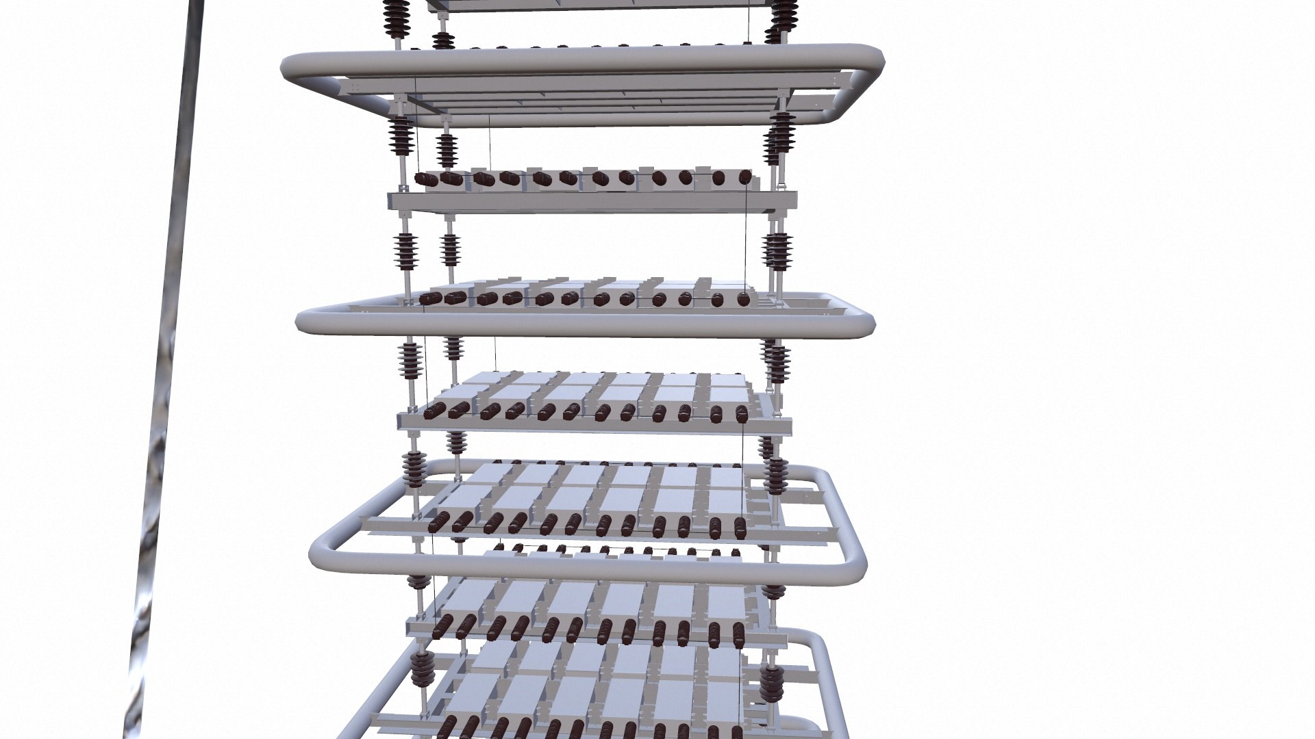 3D Electrical Accessories DC Yard Gantry With Capacitor - TurboSquid ...