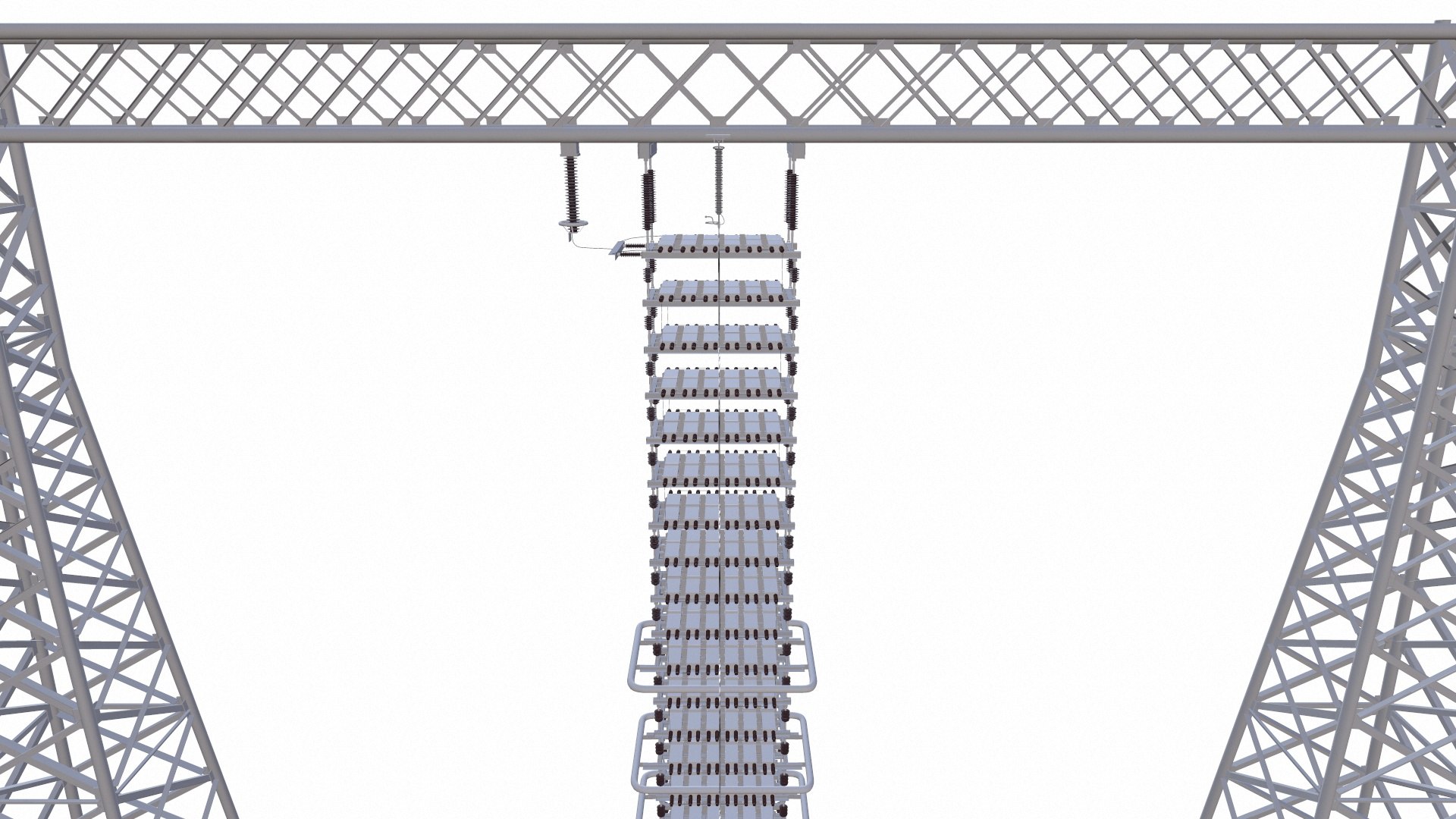 3D Electrical Accessories DC Yard Gantry With Capacitor - TurboSquid ...